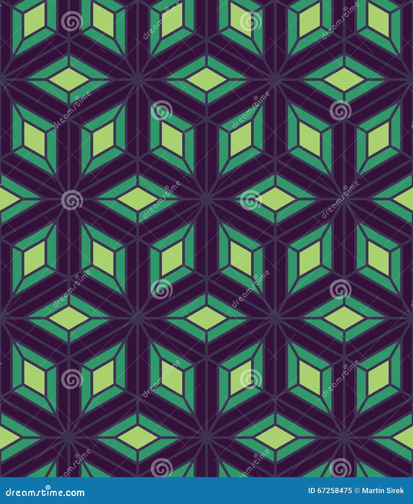 Vector Modern Seamless Colorful Geometry Pattern Color Abstract Stock