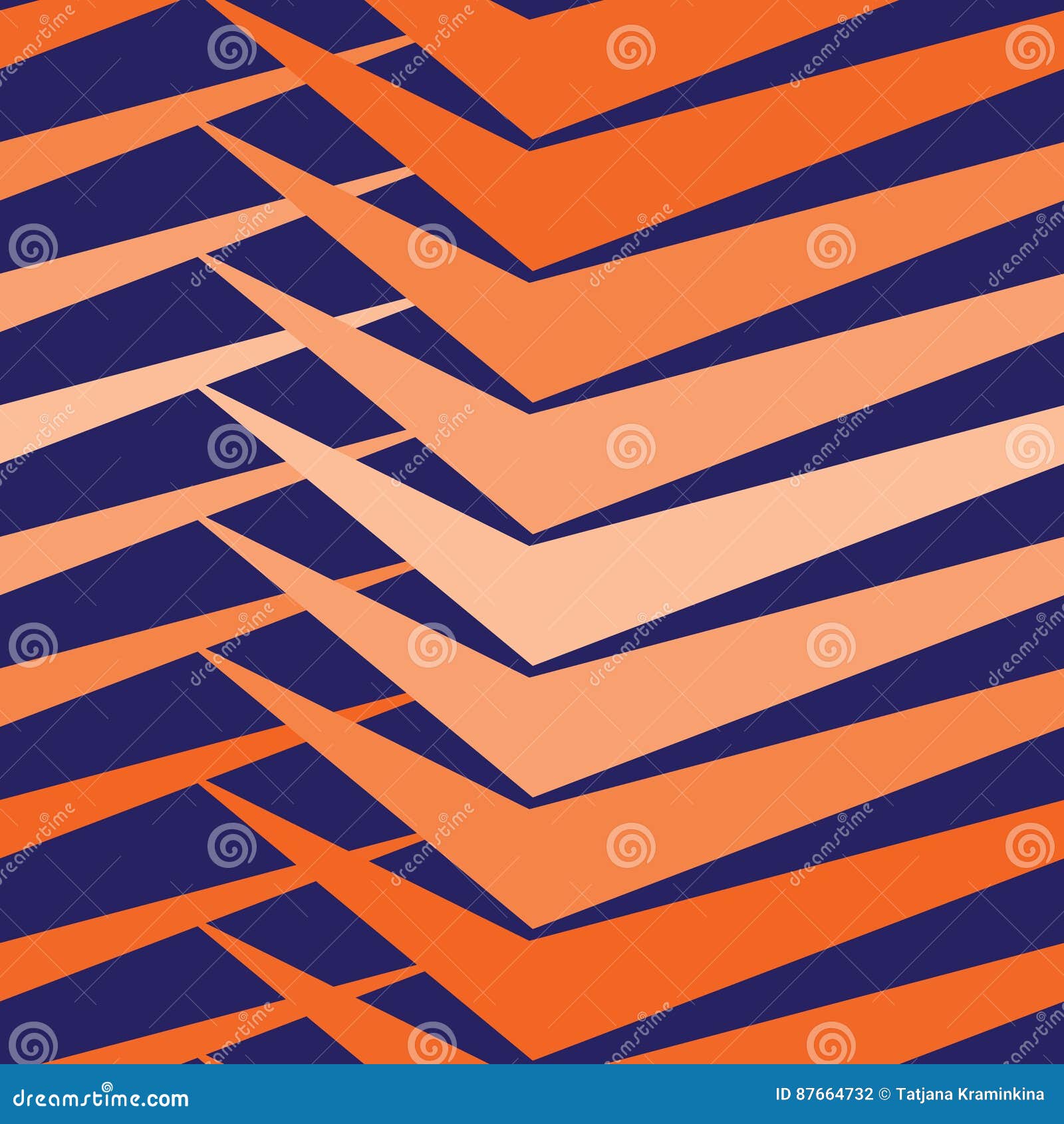 Vector Modern Seamless Colorful Geometry Pattern, Color Blue Orange ... Vector Modern Seamless Colorful Geometry Pattern, Color Blue Orange ...