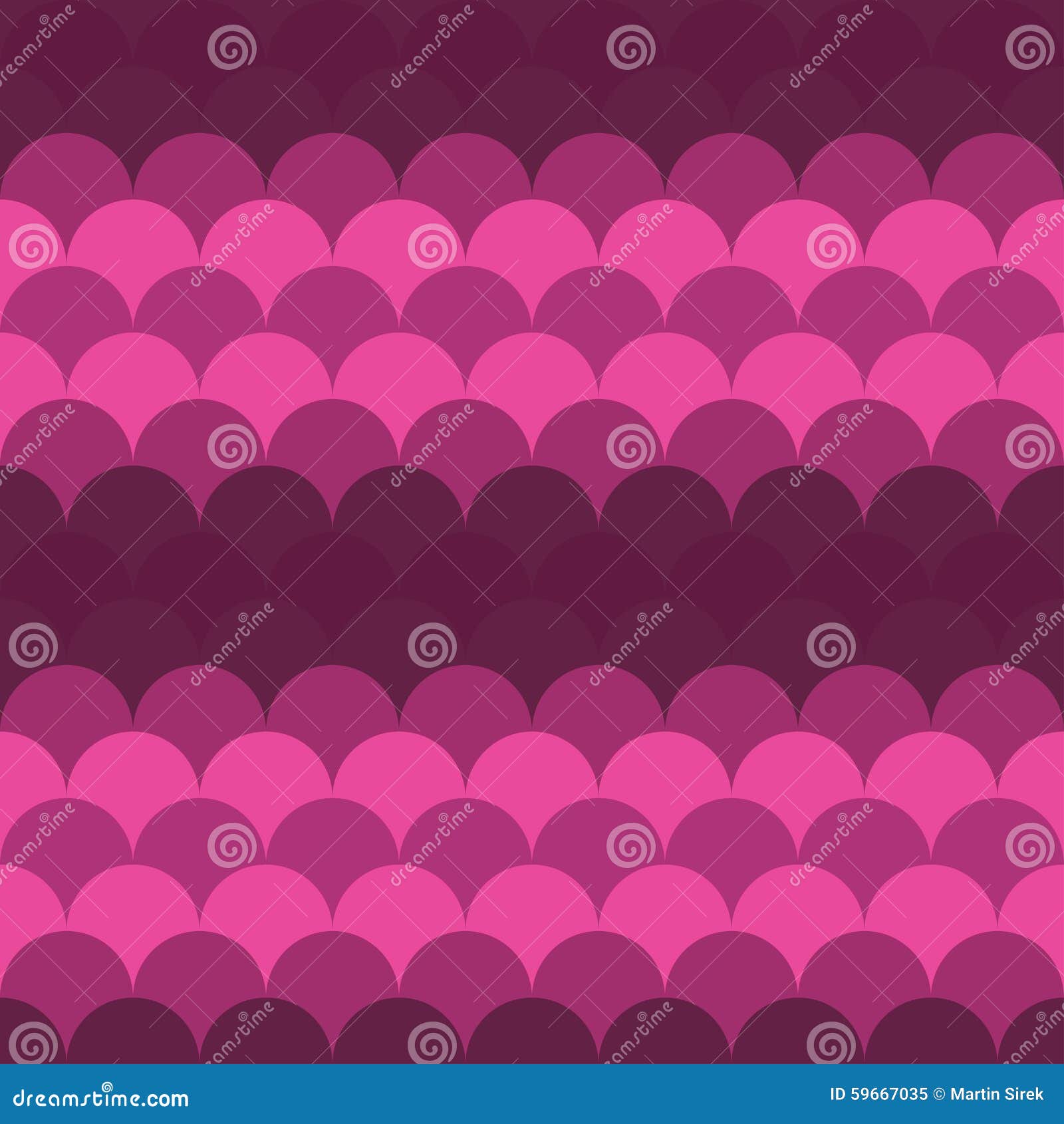 Vector Modern Seamless Colorful Geometry Pattern Overlapping Circles