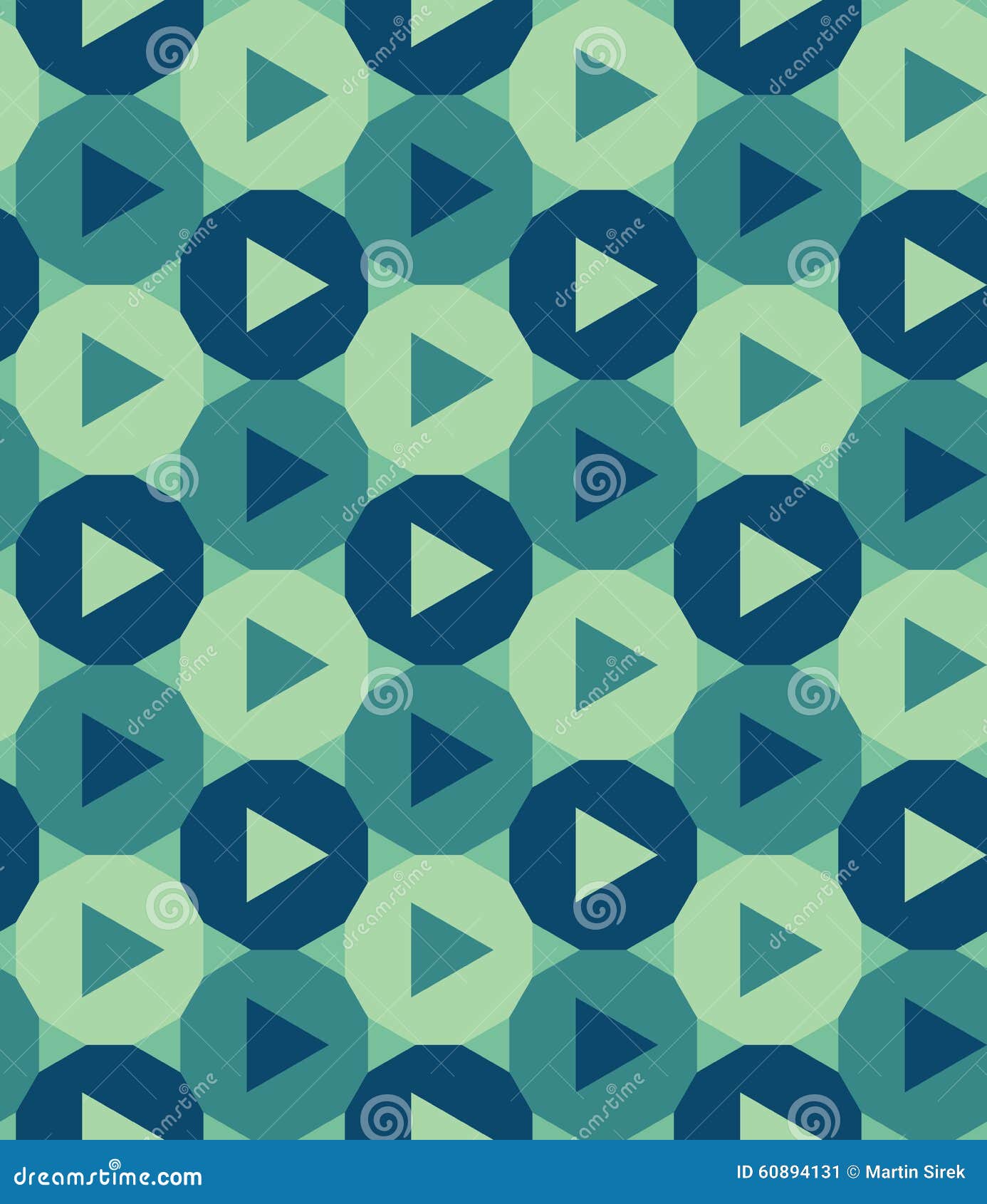 Vector Modern Seamless Colorful Geometry Pattern Triangle Polygon Stock ...