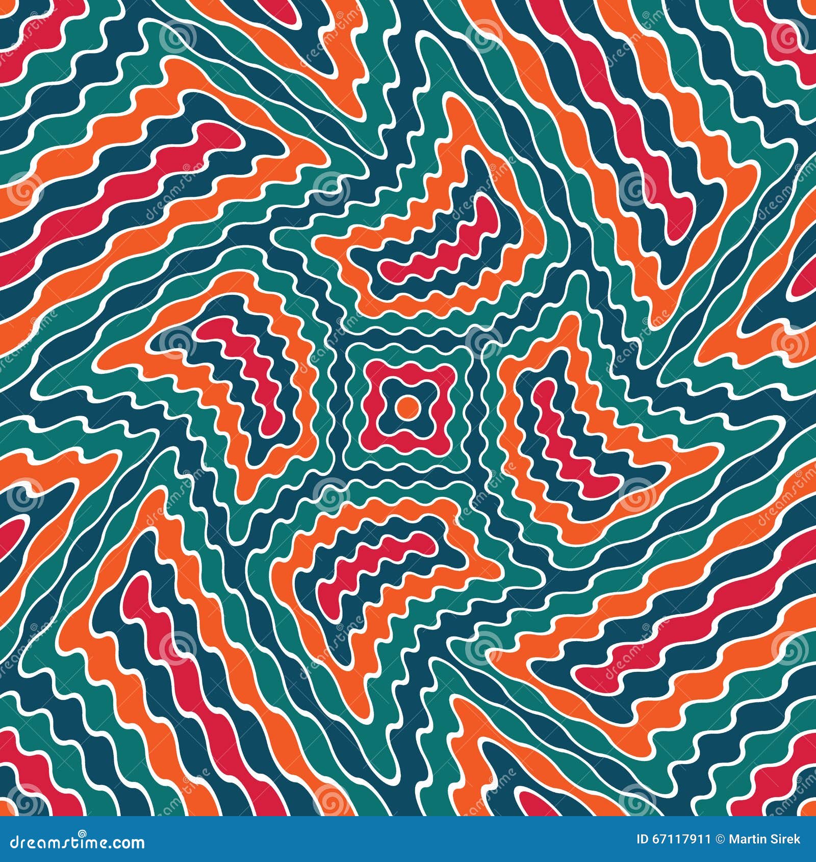 Vector Modern Seamless Colorful Geometry Pattern Weird Color Abstract