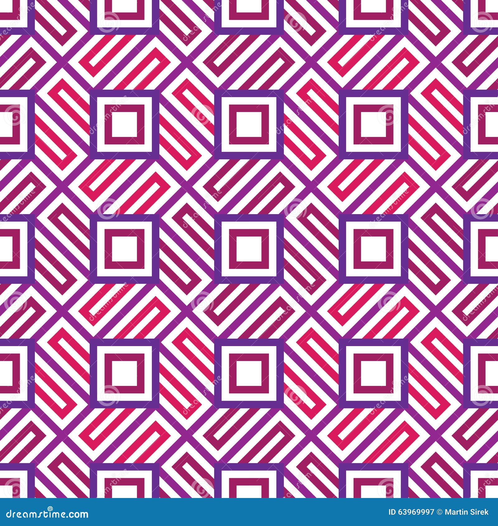 Vector Modern Seamless Colorful Geometry Square Pattern Color Abstract