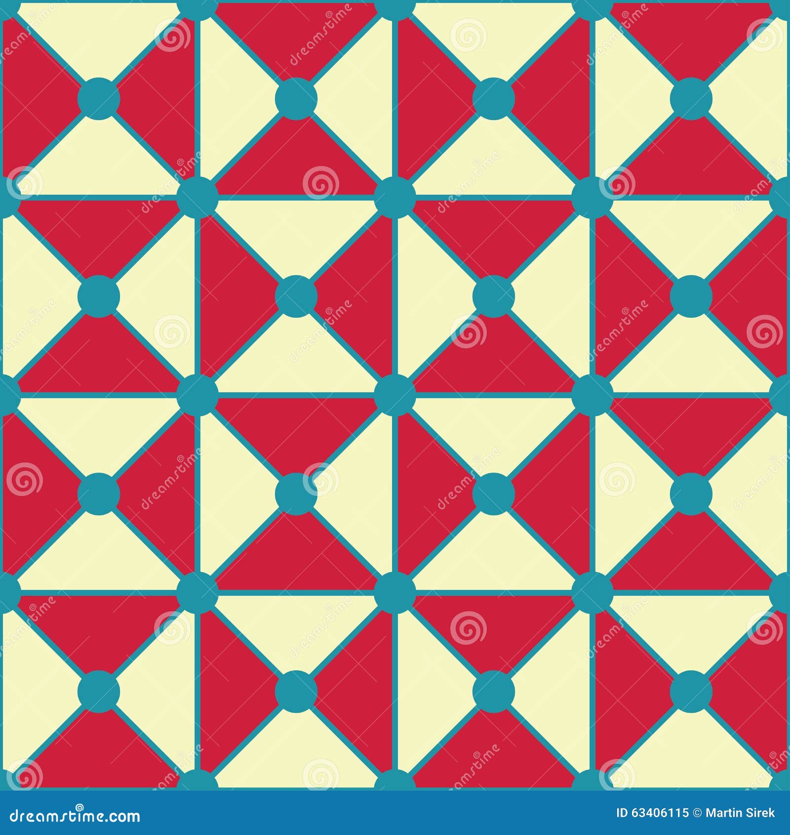 Vector Modern Seamless Colorful Geometry Triangles Dots Pattern, Color ...