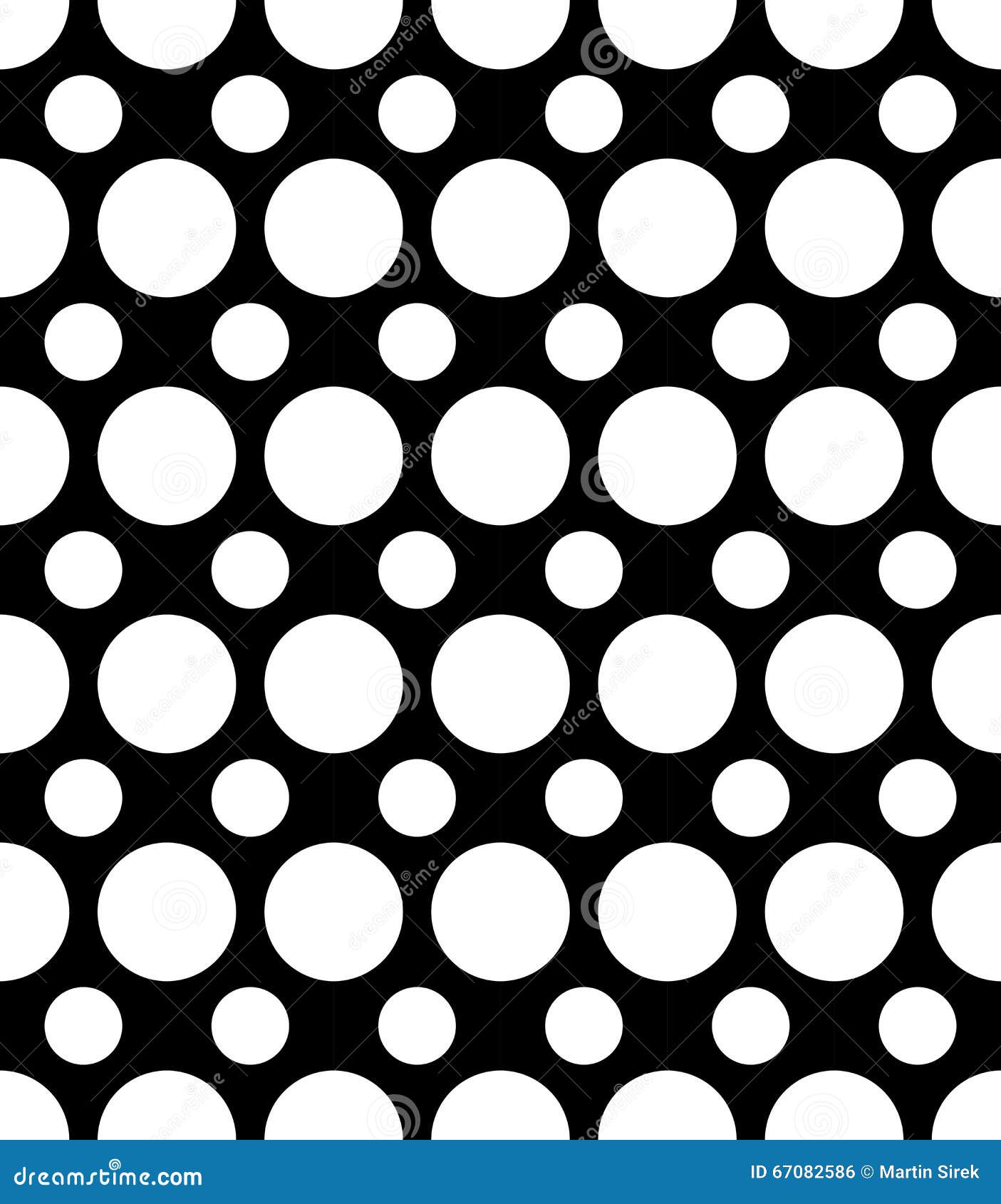 Vector Modern Seamless Geometry Pattern Circles, Black and White ...