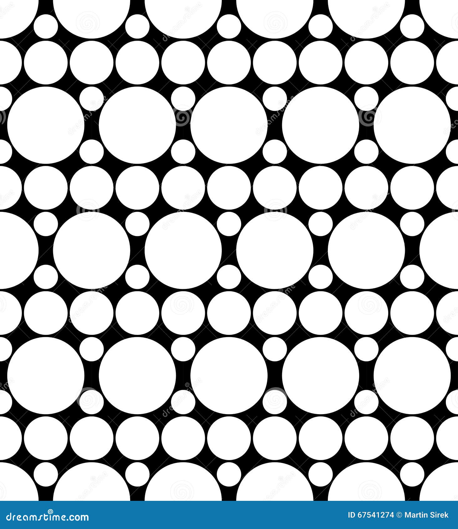 Vector Modern Seamless Geometry Pattern Circles, Black and White ...