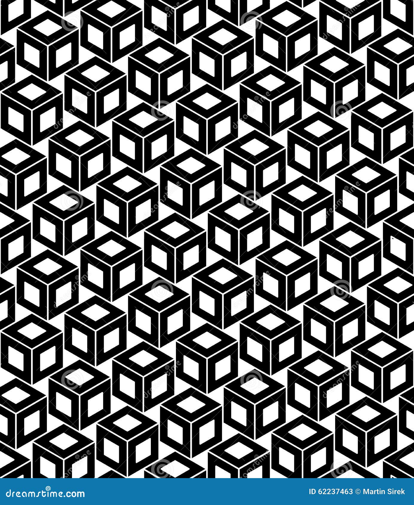 Vector Modern Seamless Geometry Pattern Cubes, Black and White Abstract ... Vector Modern Seamless Geometry Pattern Cubes, Black and White Abstract ...