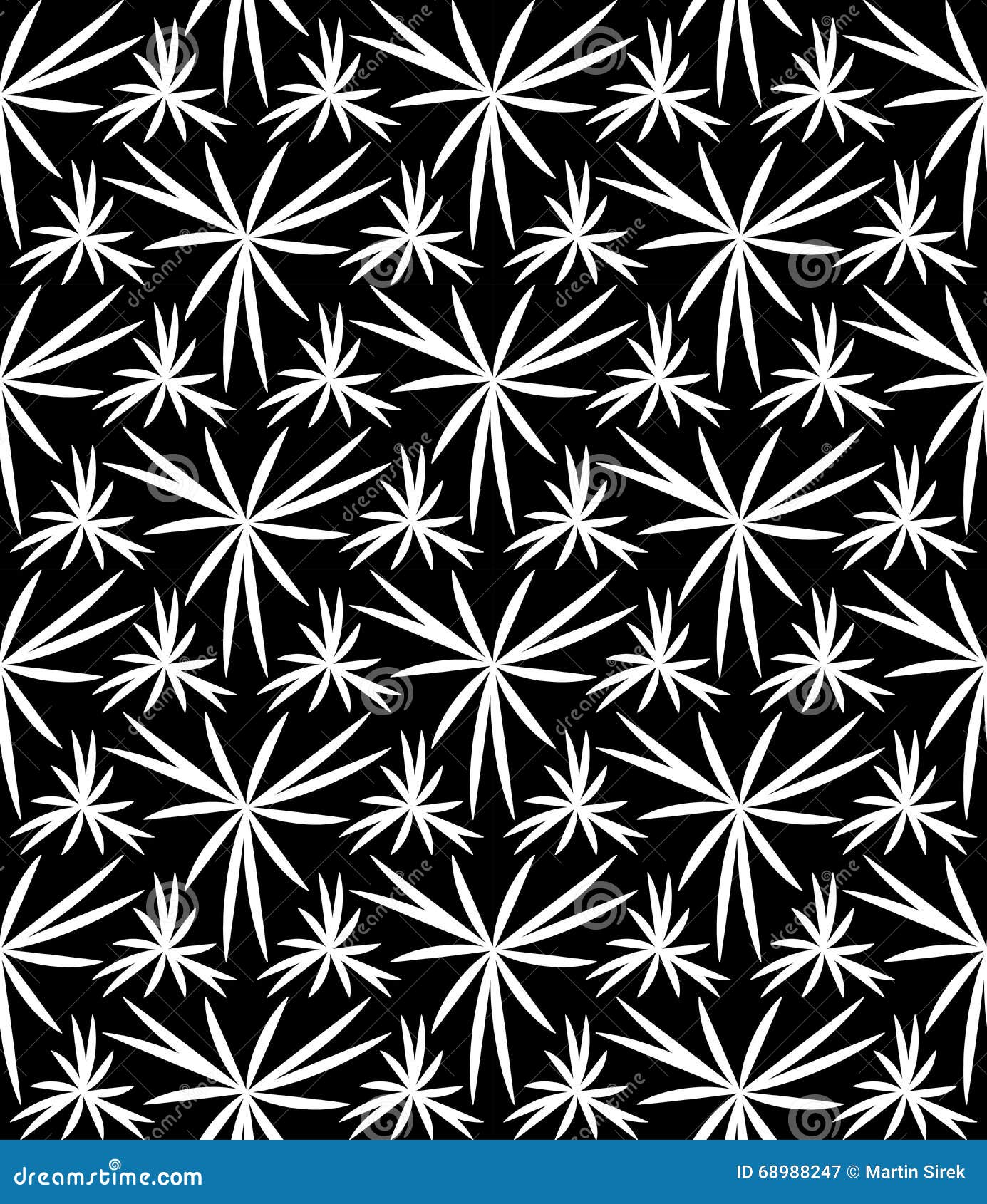 Vector Modern Seamless Geometry Pattern Floral, Black and White ...