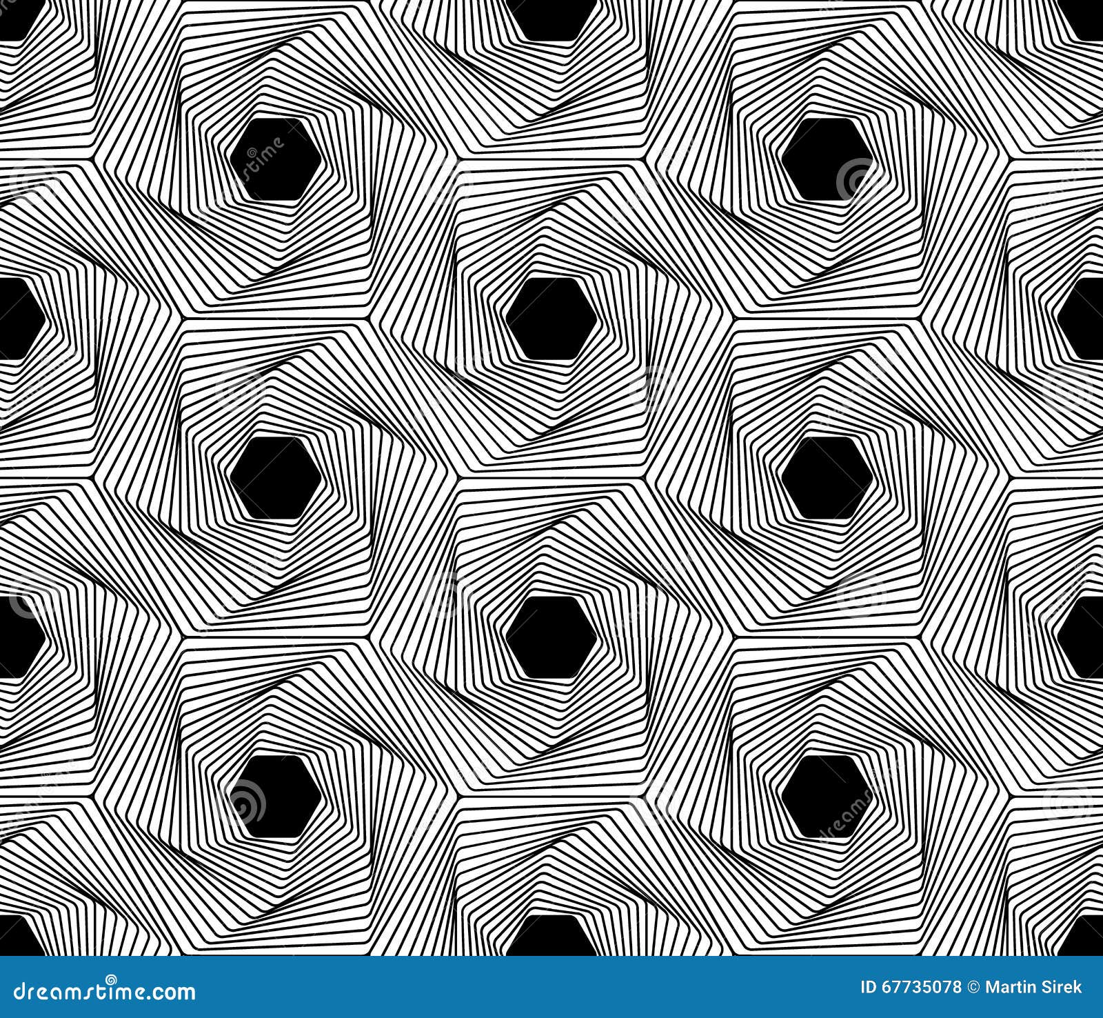 Vector Modern Seamless Geometry Pattern Line Art Black And White
