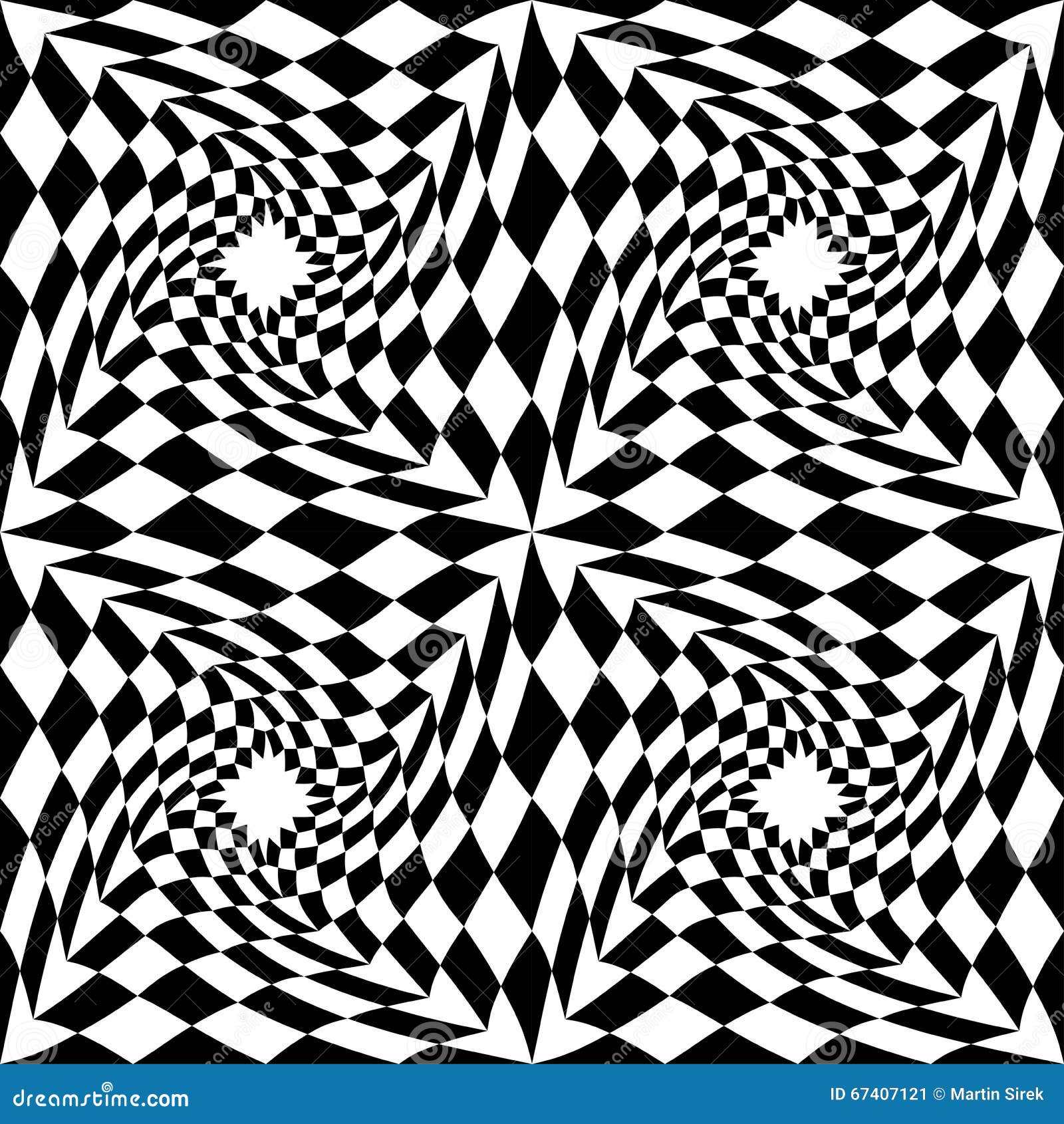 Vector Modern Seamless Geometry Pattern Squares 3d Black And White