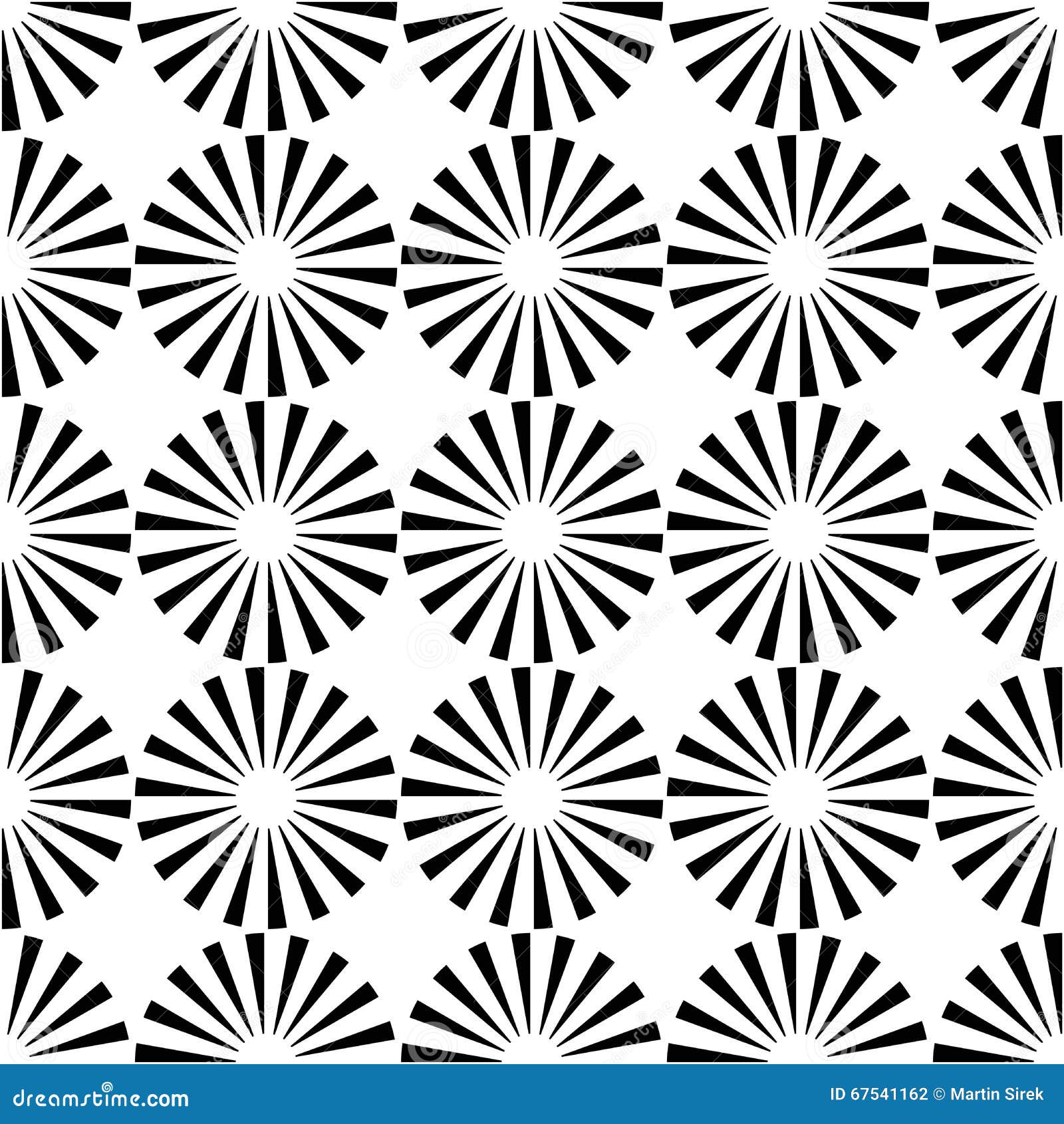 Vector Modern Seamless Geometry Pattern Target, Black and White ...