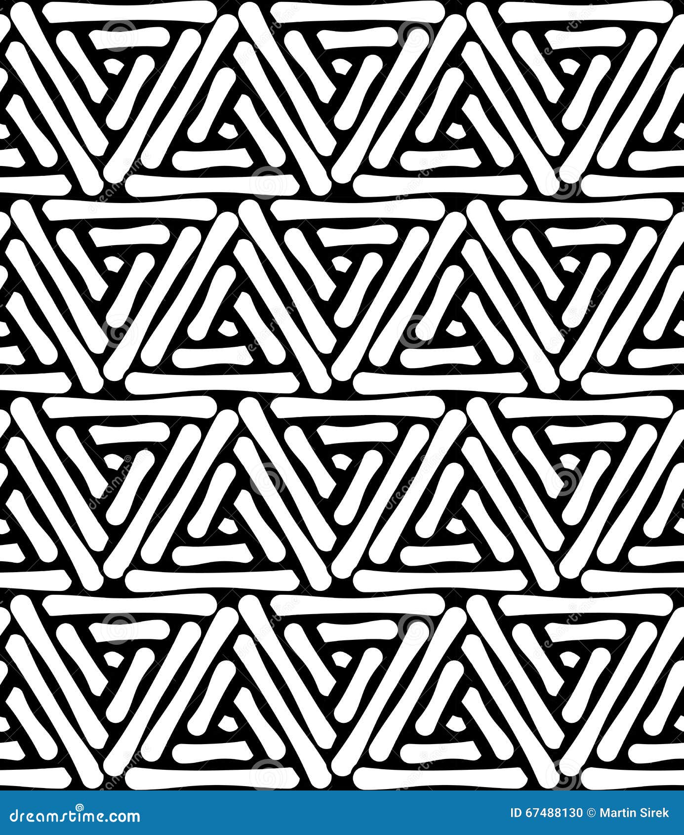 Vector Modern Seamless Geometry Pattern Triangle, Black and White ...
