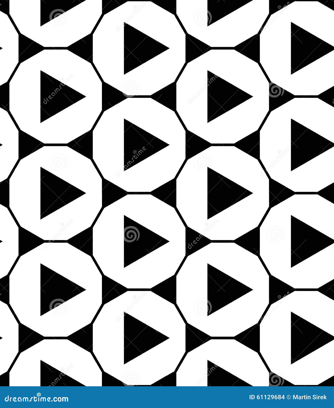 Vector Modern Seamless Geometry Pattern Triangles, Black and White ...