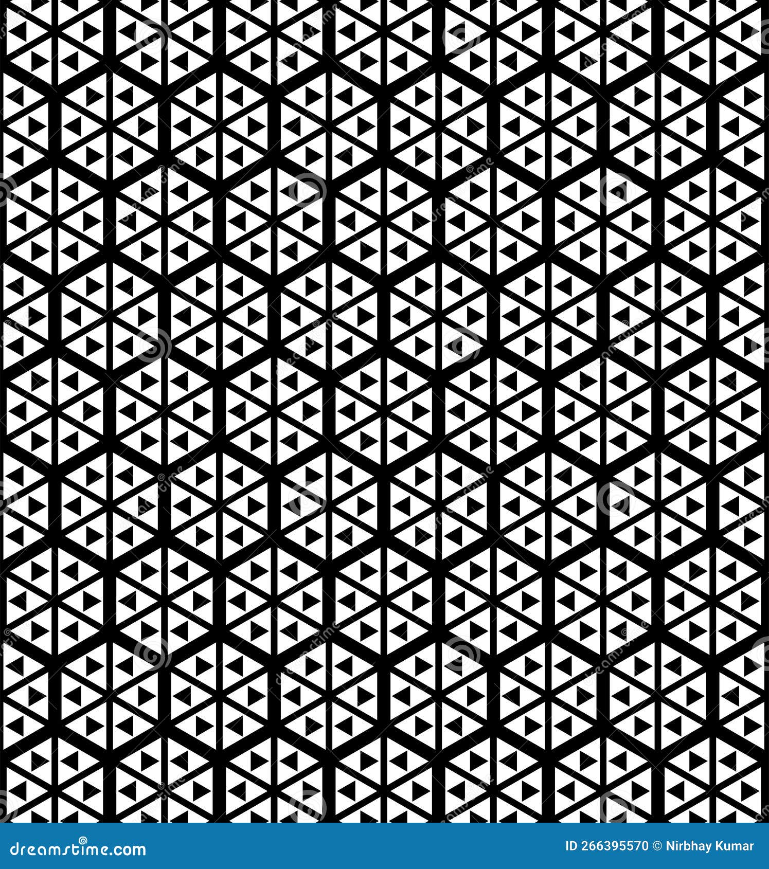 Vector Modern Seamless Sacred Geometry Pattern Hexagon Triangles Stock ...