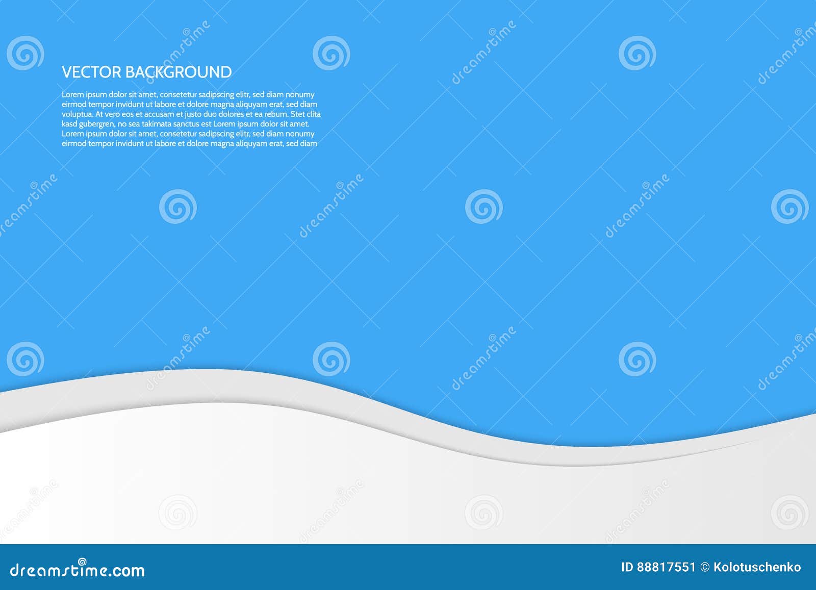 Simple Wavy Border Vector Illustration | CartoonDealer.com #7716630