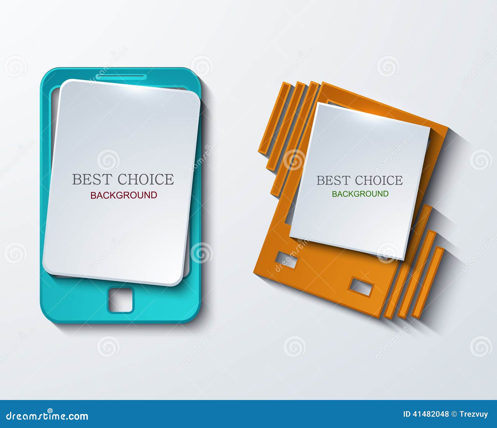 Vector Modern Smartphone Banners Set Stock Vector - Illustration of ...
