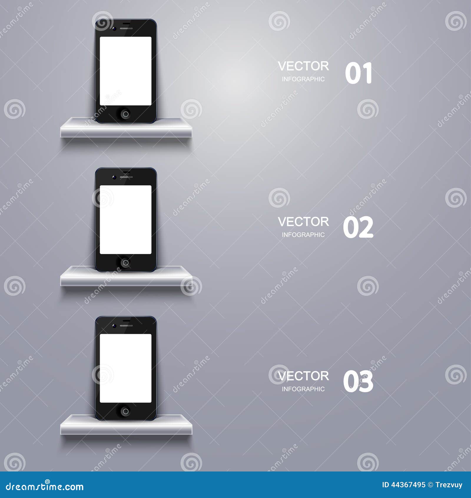 Smartphone Infographic Template. Cartoon Vector | CartoonDealer.com ...