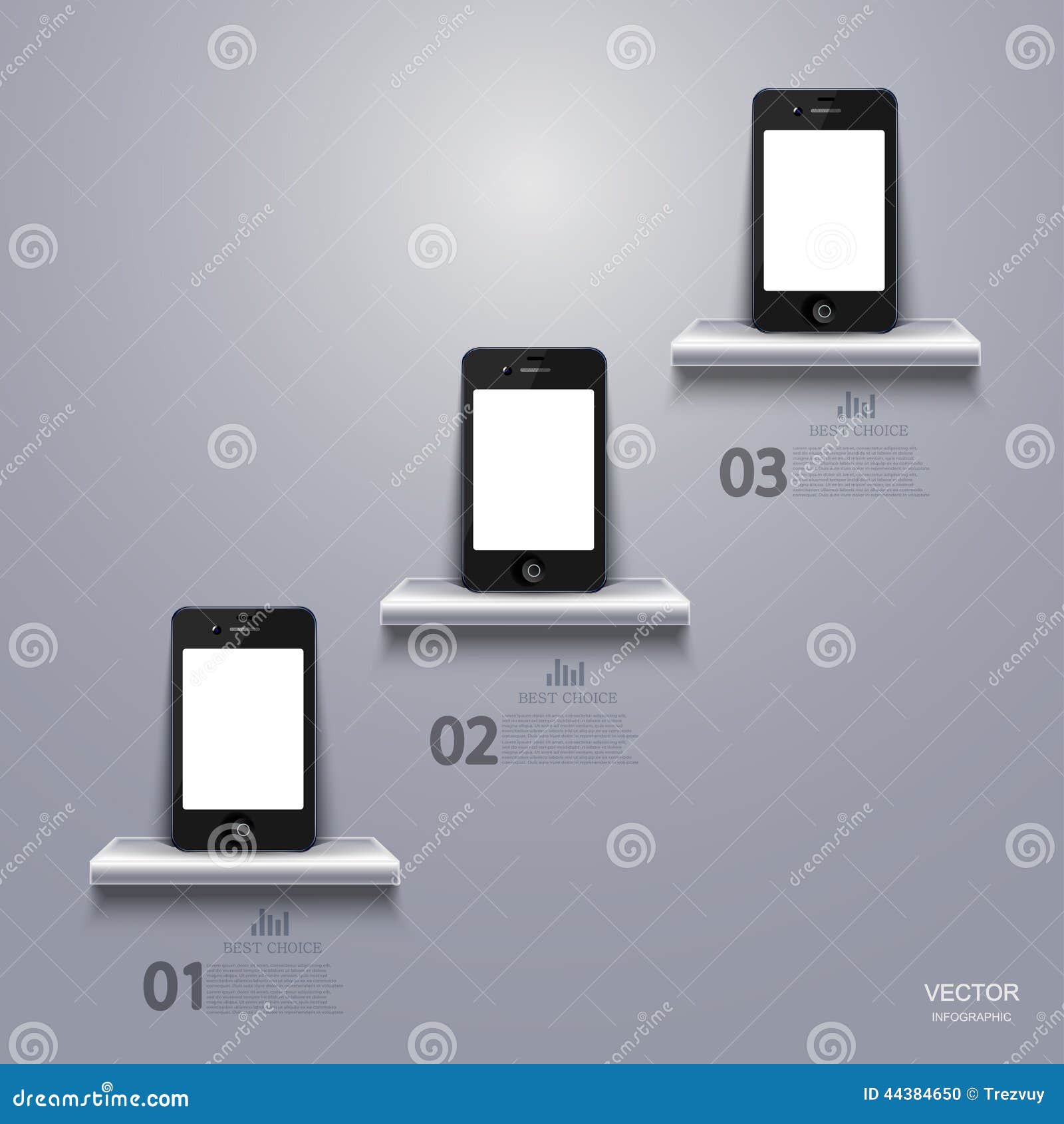 Vector Modern Smartphone Infographic. Stock Vector - Illustration of ...