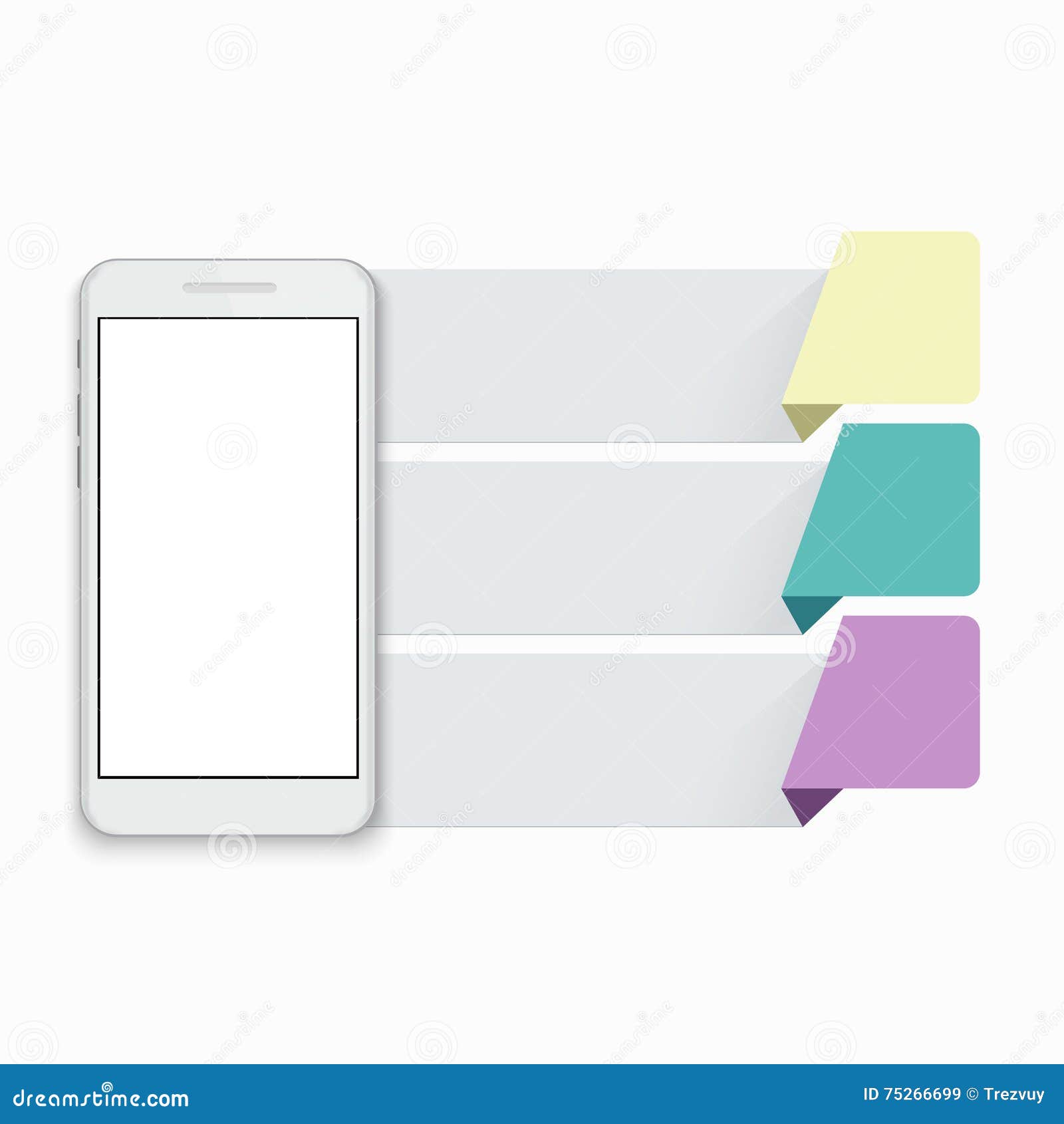 Vector Modern Smartphone Infographics Background Stock Vector ...