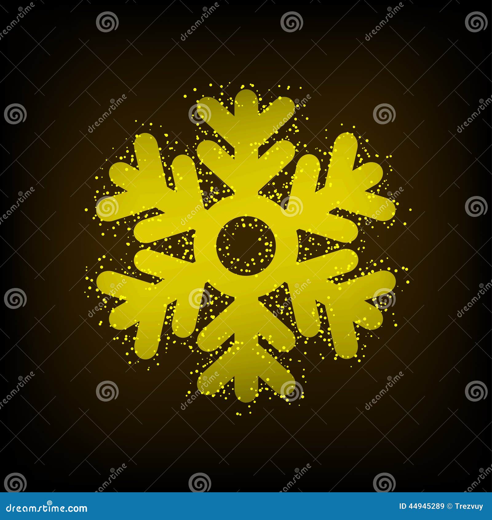 Vector Modern Snowflakes Background. Stock Vector - Illustration of ...