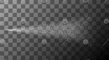 Vector Modern Spray Effect on Transparent Background Stock Vector ...