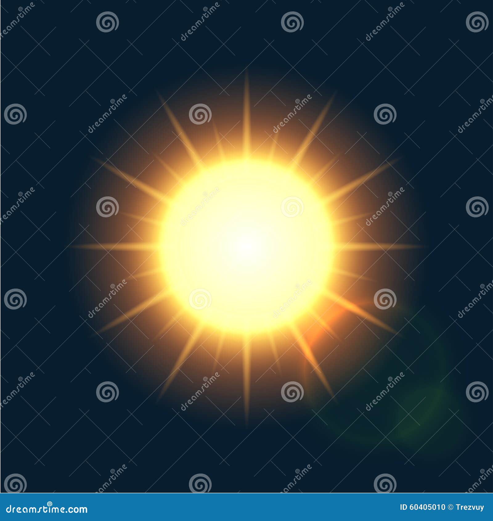 Vector Modern Sun Background. Sunshine Design Stock Vector ...