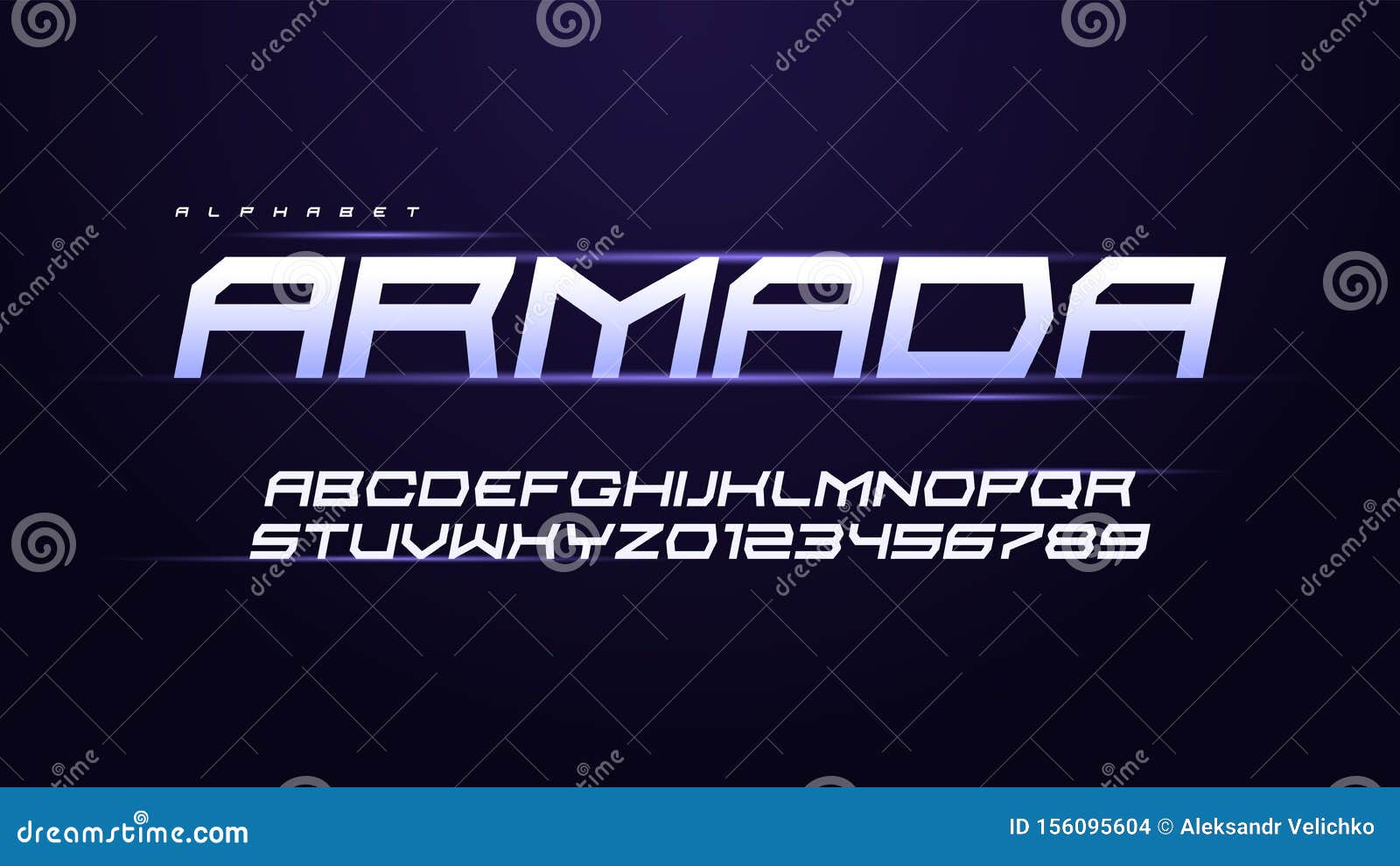 Vector Modern Technology Alphabet, Creative Characters Set Stock Vector ...