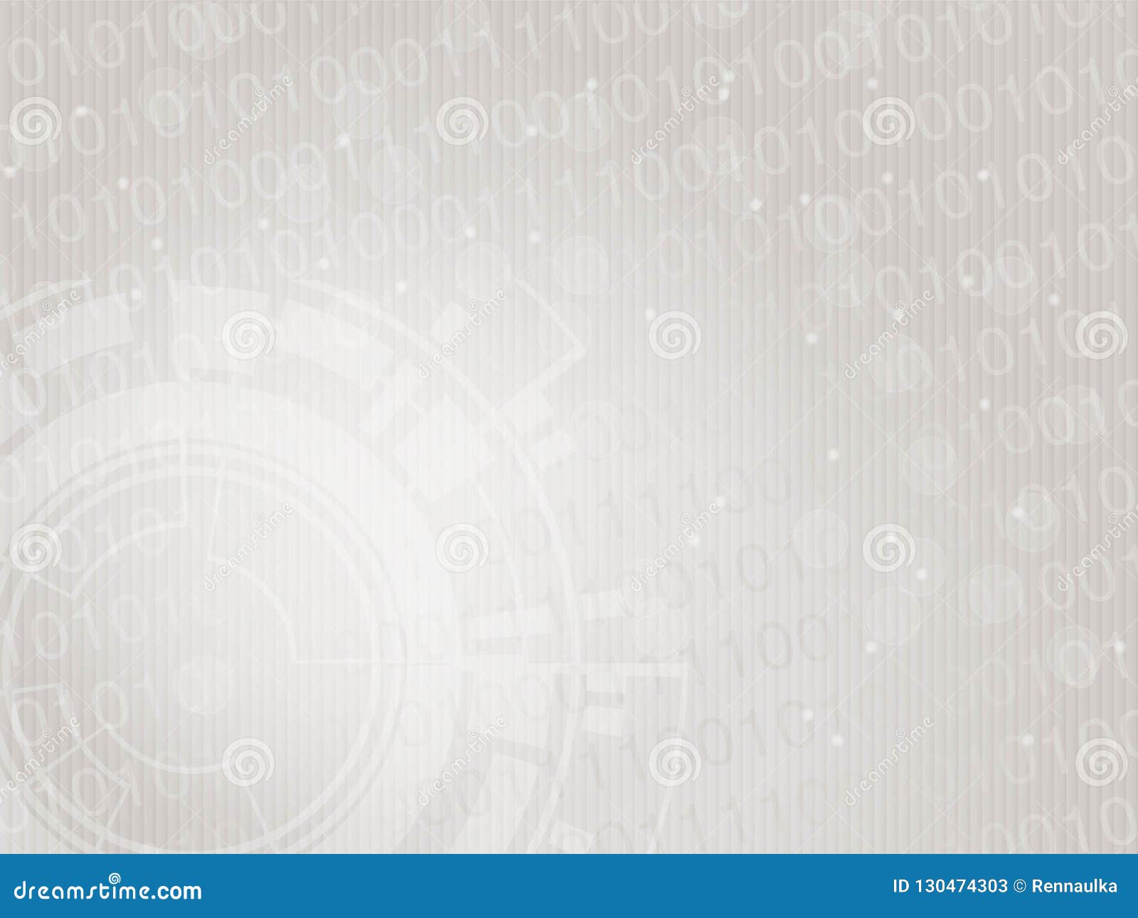 Modern Binary Computer Codes In Abstract Technology Background Cartoon ...