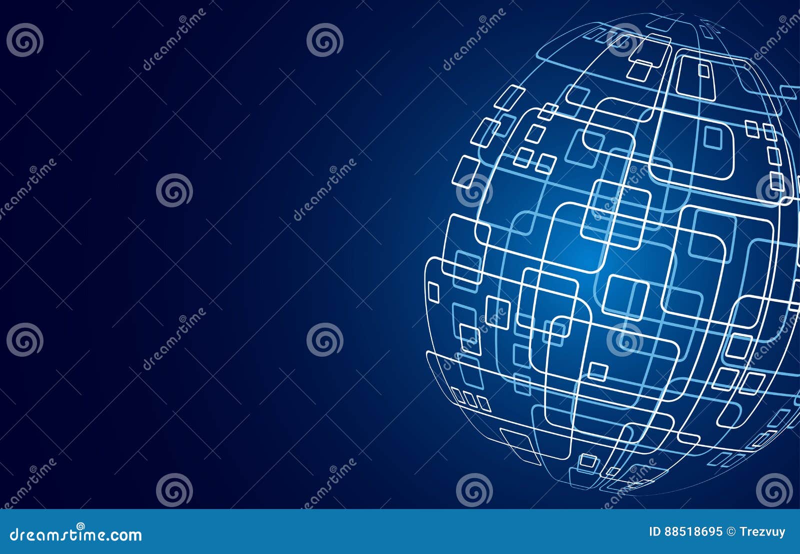 Techology World Map And Padlocks Icons -Technology Security Concept ...