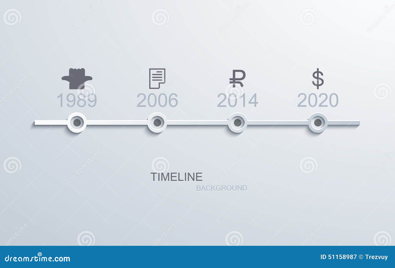 Vector Modern Timeline Infographic. Stock Vector - Illustration of ...