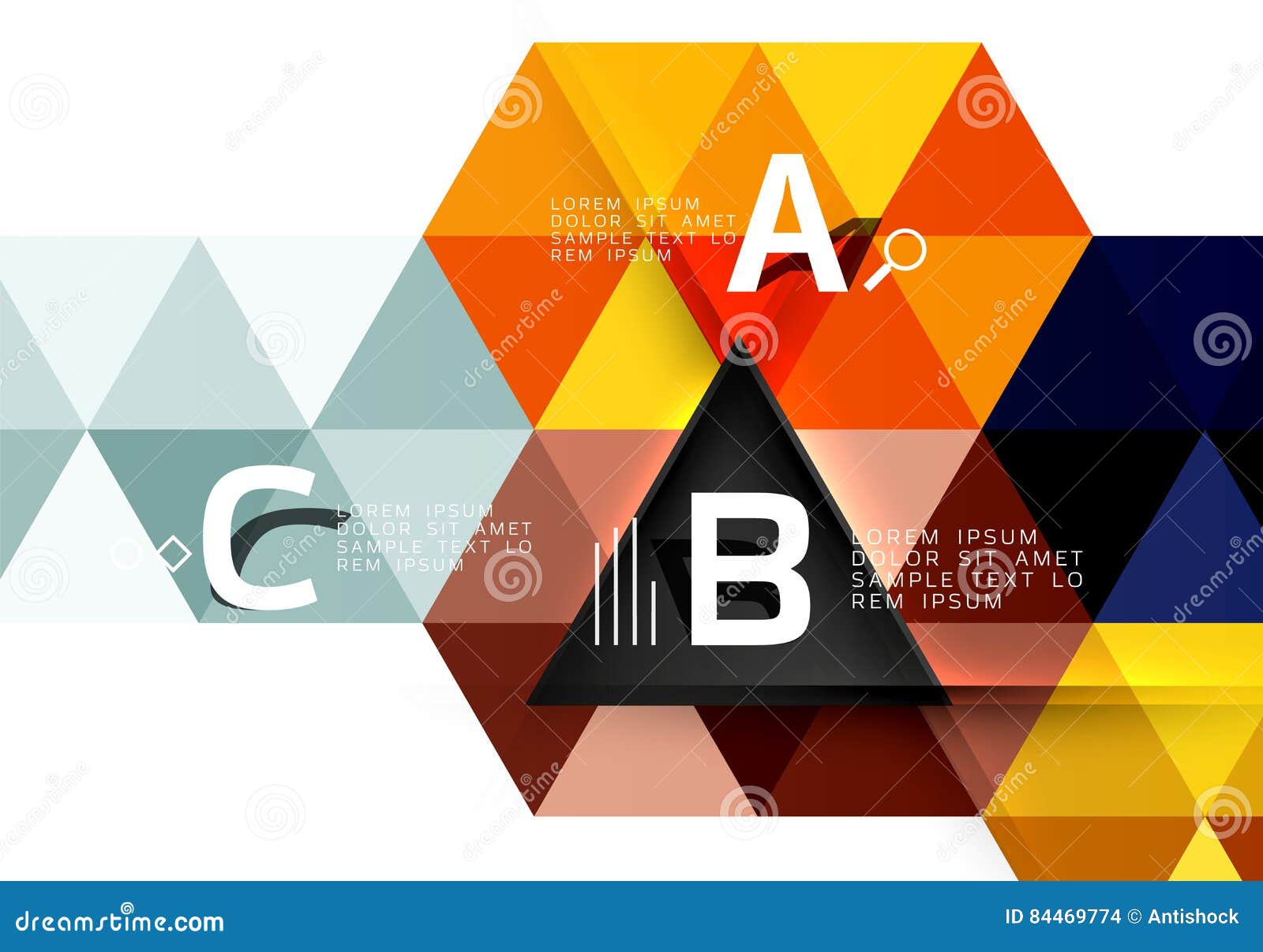 Vector Modern Triangle Background Stock Vector - Illustration of cover ...