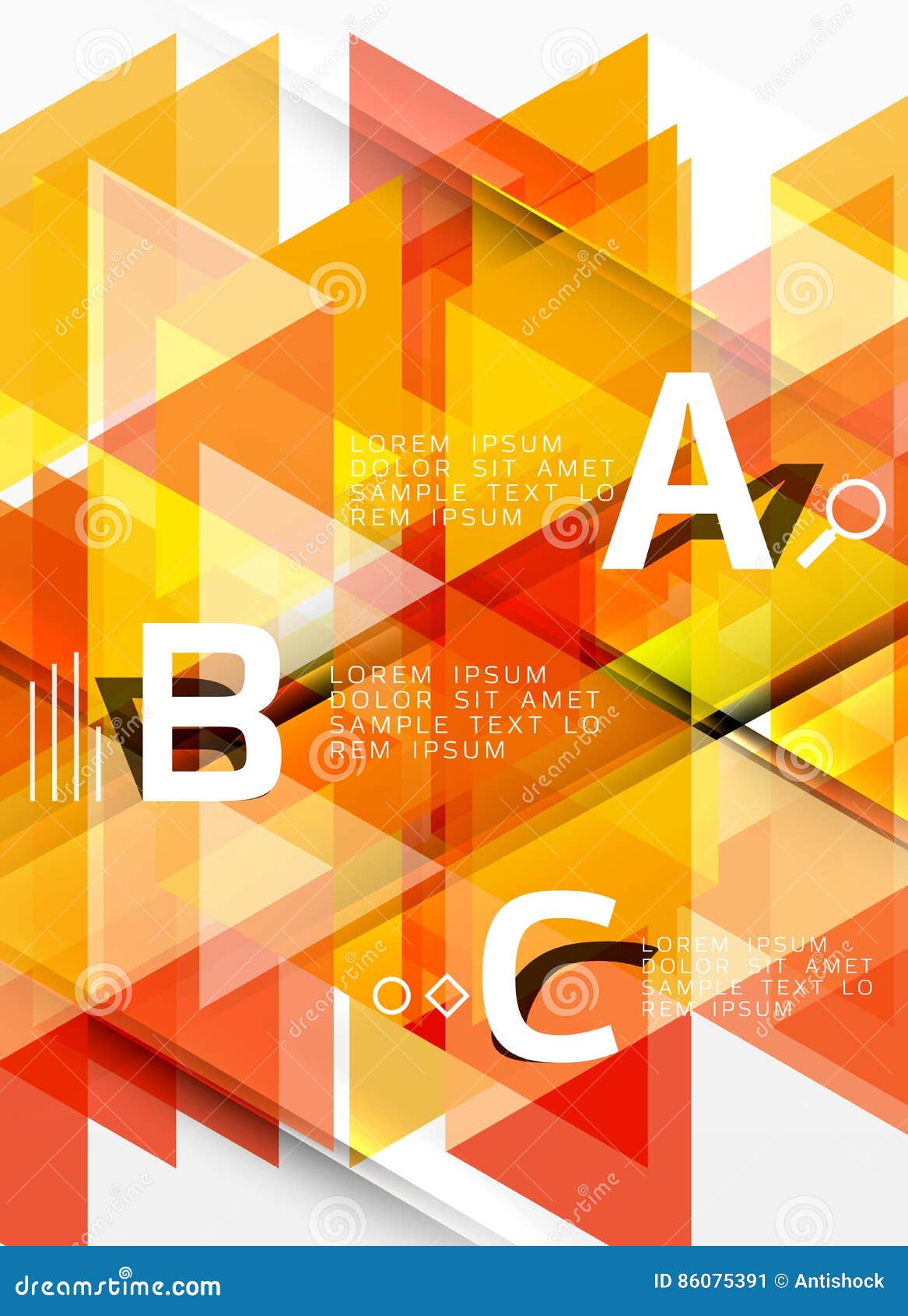 Vector Modern Triangle Background Stock Vector - Illustration of fabric ...