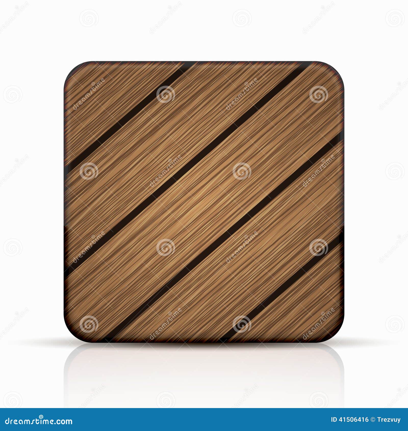 Wooden Icon Set. Contains Such Icons As Chainsaw, Log, Axe And More ...