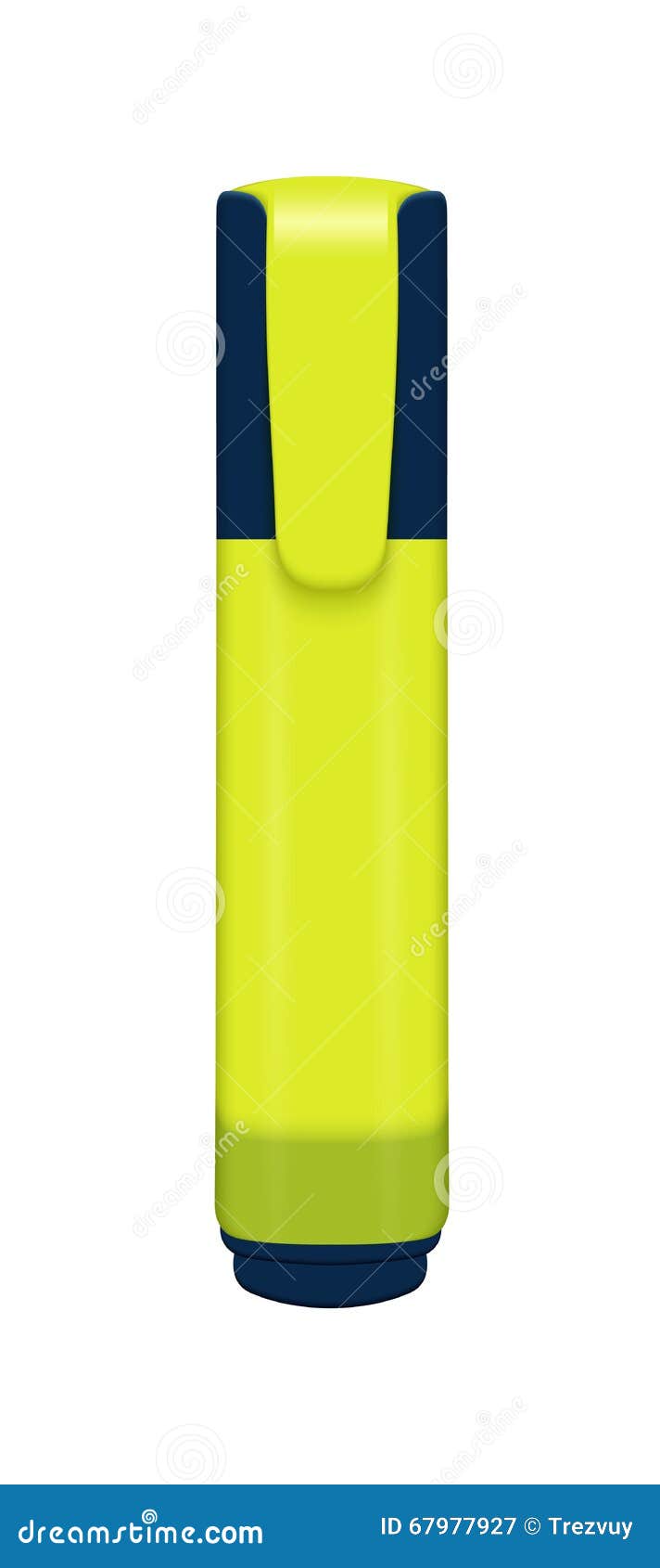 Vector Modern Yellow Marker Isolated on White Stock Vector ...