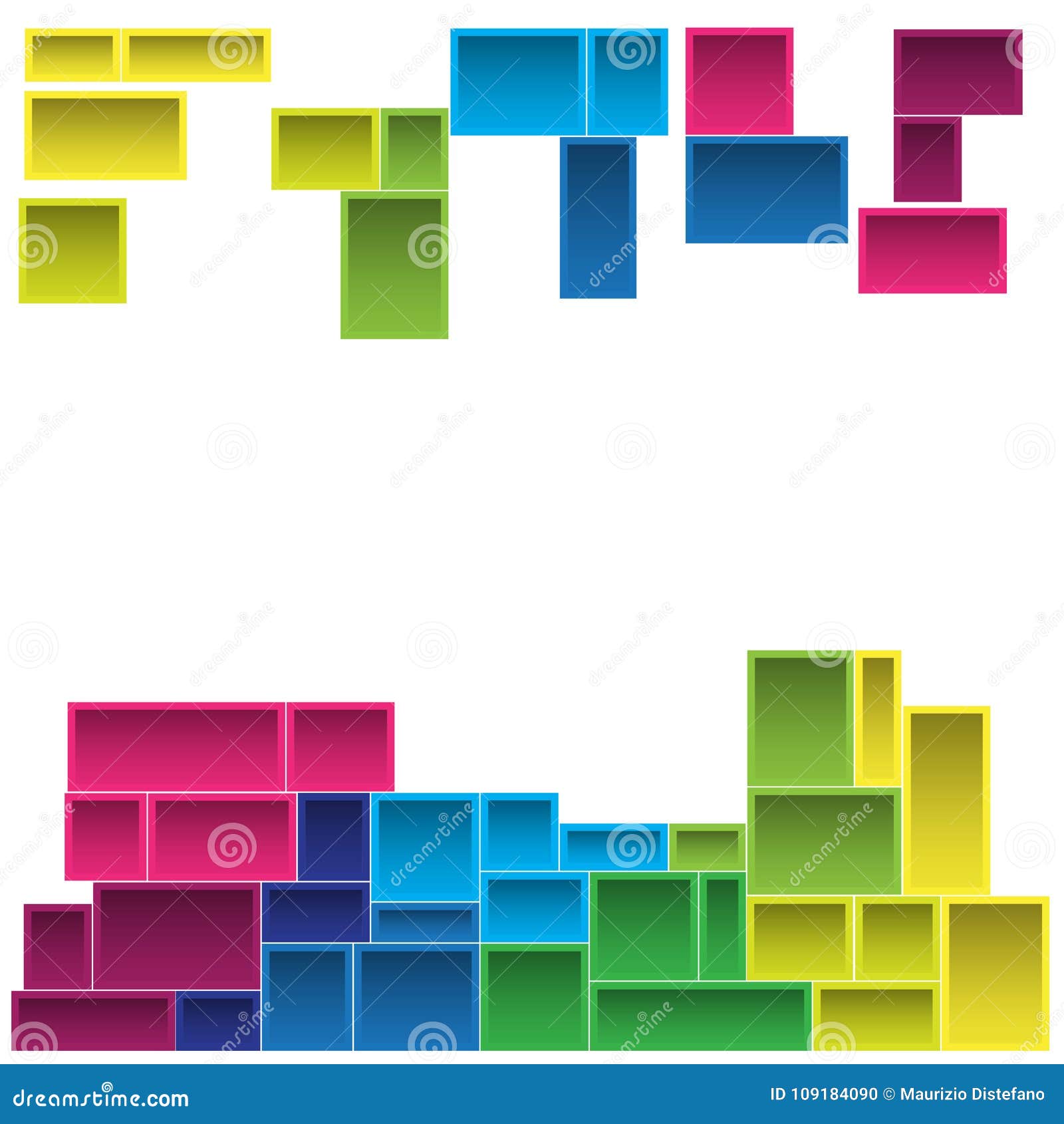 Vector modular shelving 3d stock vector. Illustration of funky - 109184090