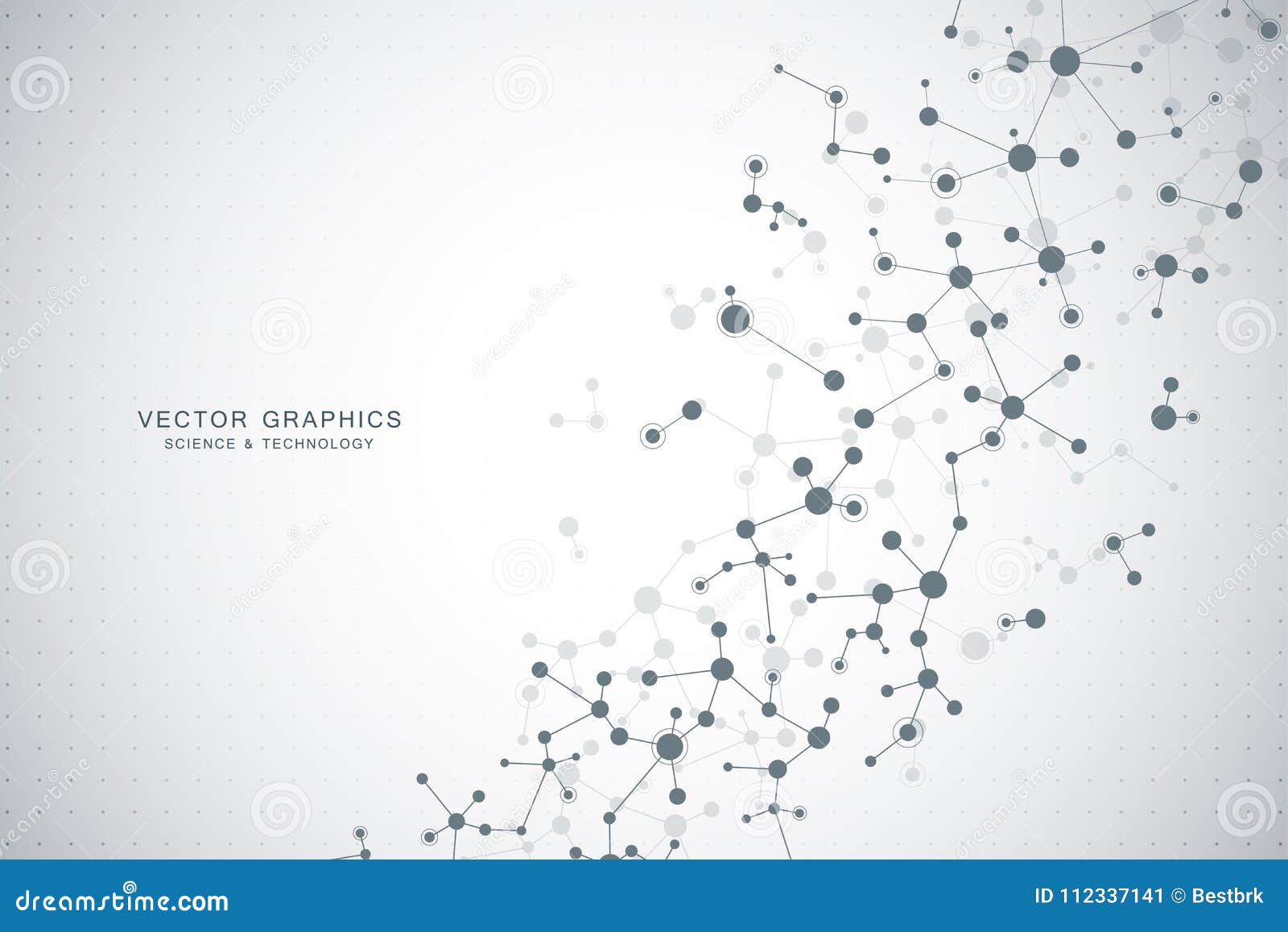 Vector Molecule Background, Genetic and Chemical Compounds. Stock ...