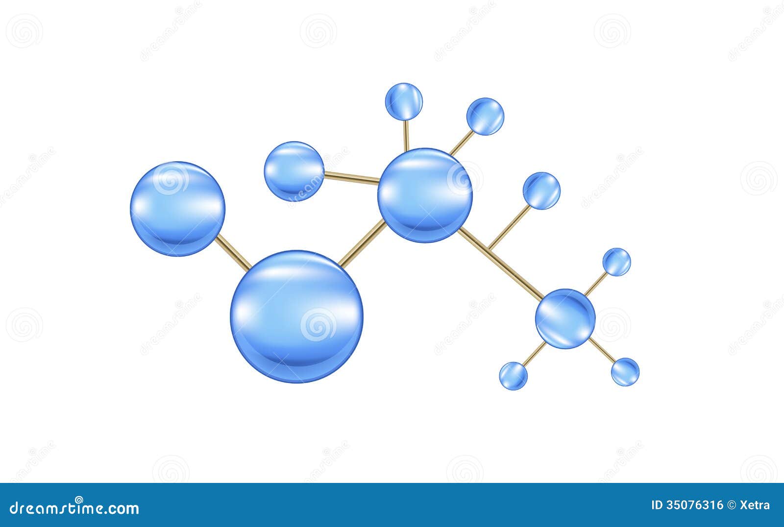 Vector molecule stock vector. Illustration of heal, chemistry - 35076316