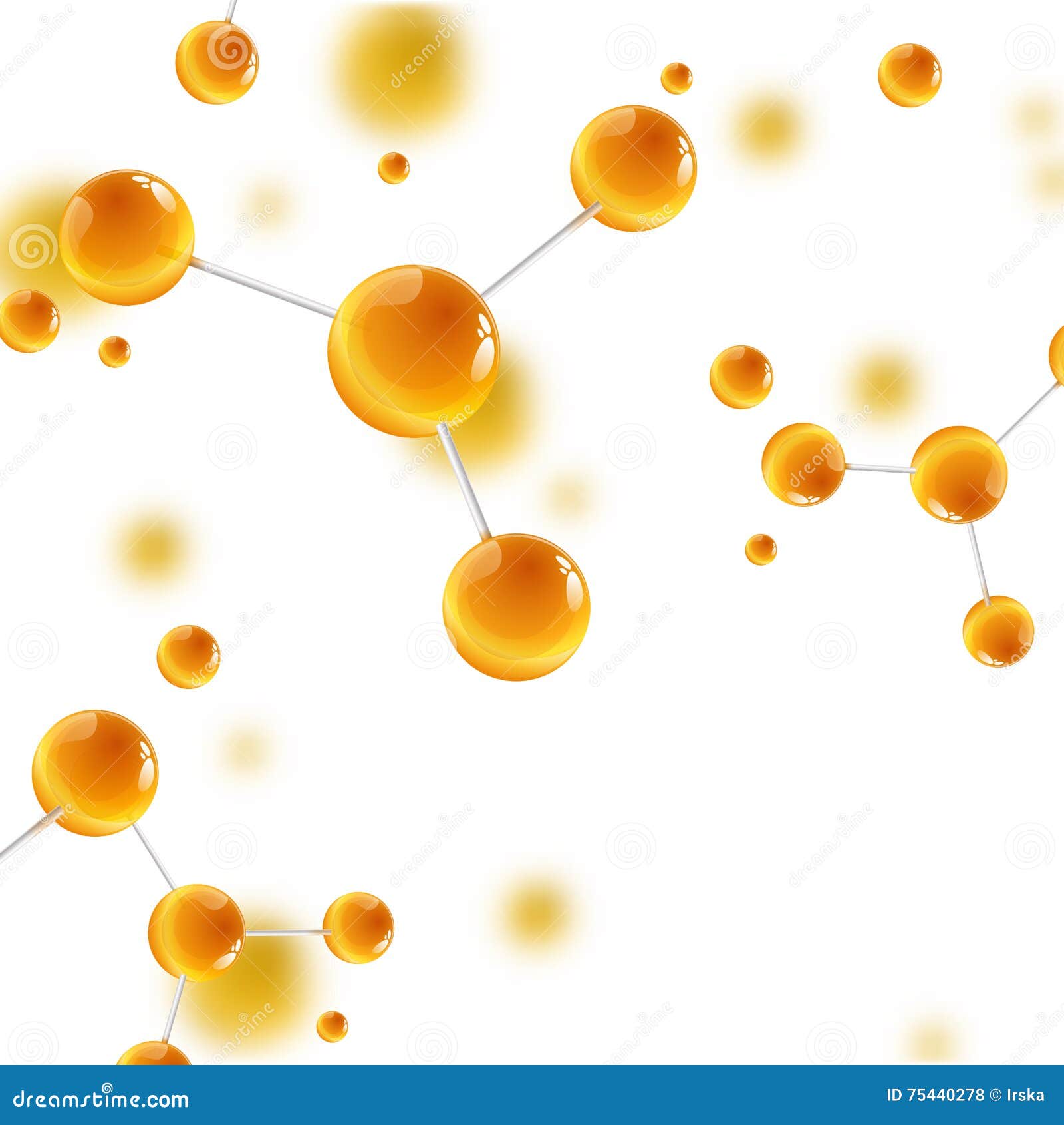 Vector Molecules Background | CartoonDealer.com #75440282