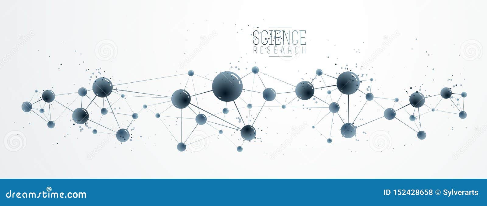 Vector Molecules Scientific Chemistry and Physics Theme Vector Abstract ...
