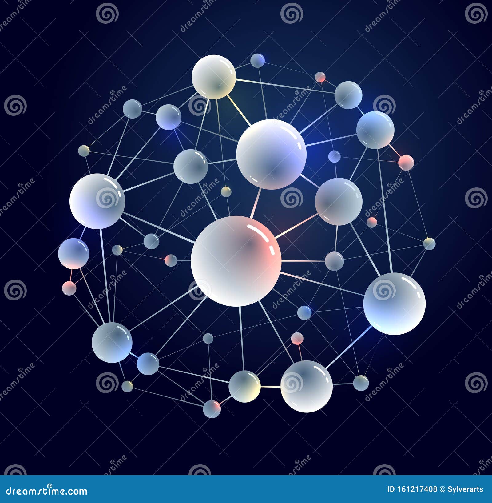 Vector Molecules Creative Template. Connect Design Template. Shapes ...