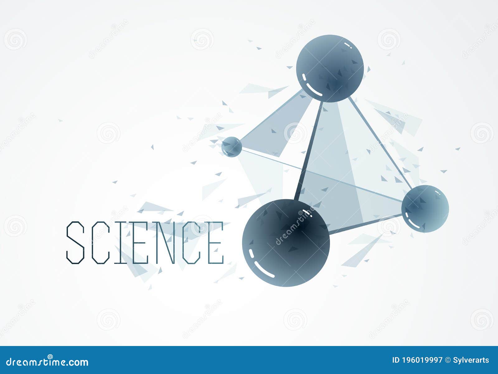 Vector Molecules Scientific Chemistry and Physics Theme Vector Abstract ...