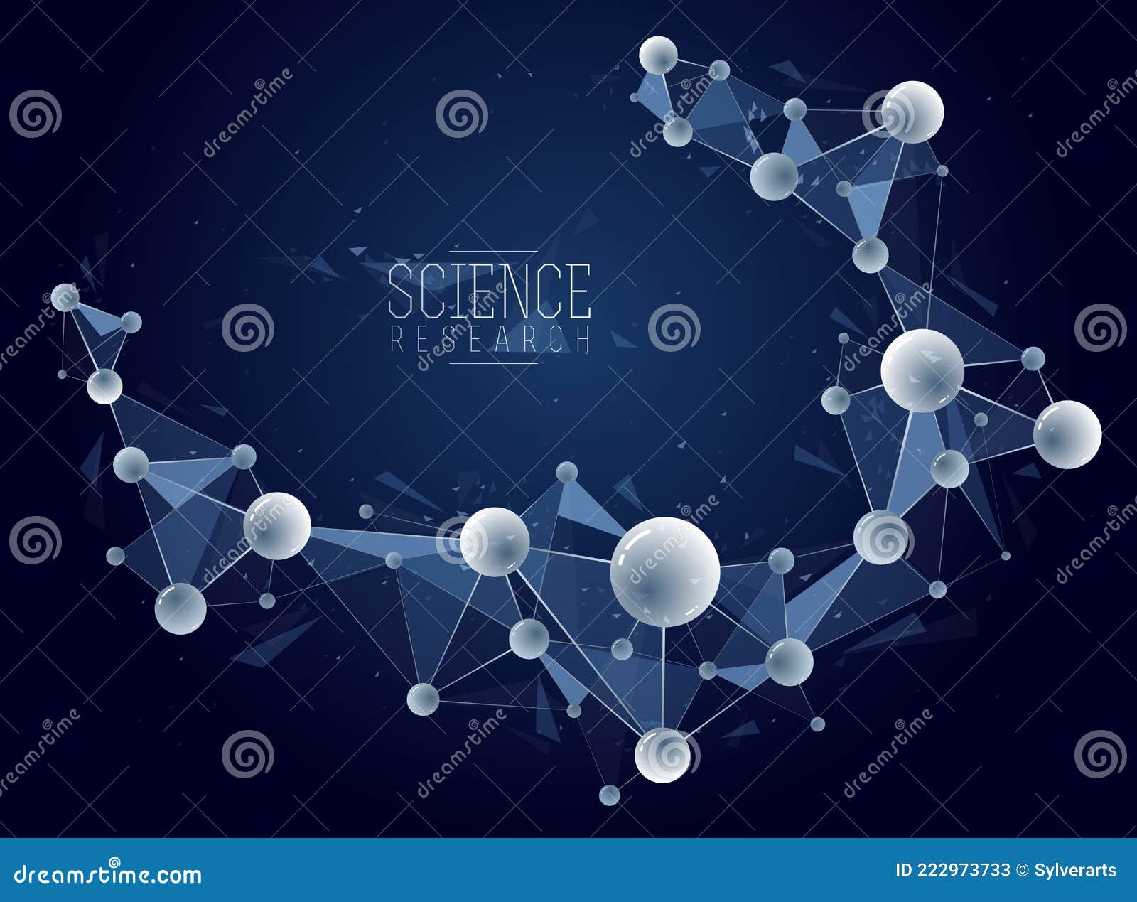 Vector Molecules Background | CartoonDealer.com #75440282