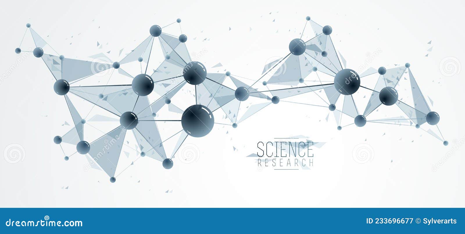 Vector Molecules Background | CartoonDealer.com #75440282