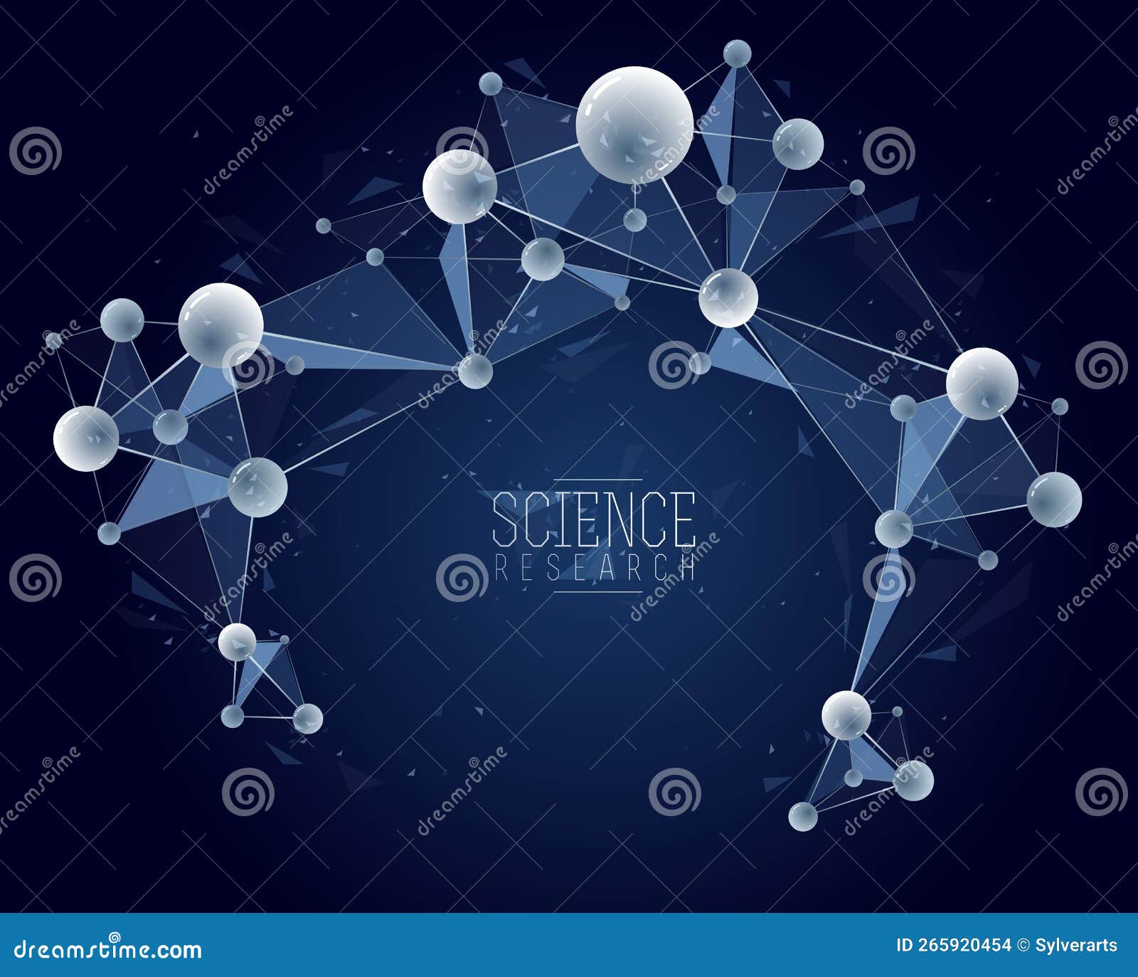 Vector Molecules Scientific Chemistry and Physics Theme Vector Abstract ...