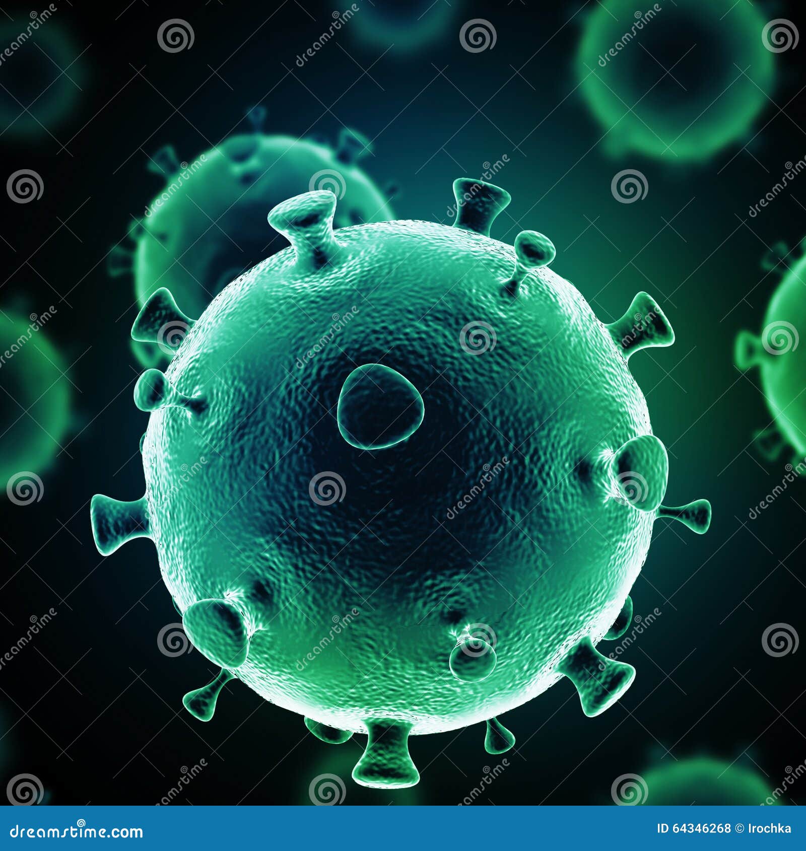 Vector Molecules of the Virus. Stock Photo - Image of blood, infection ...
