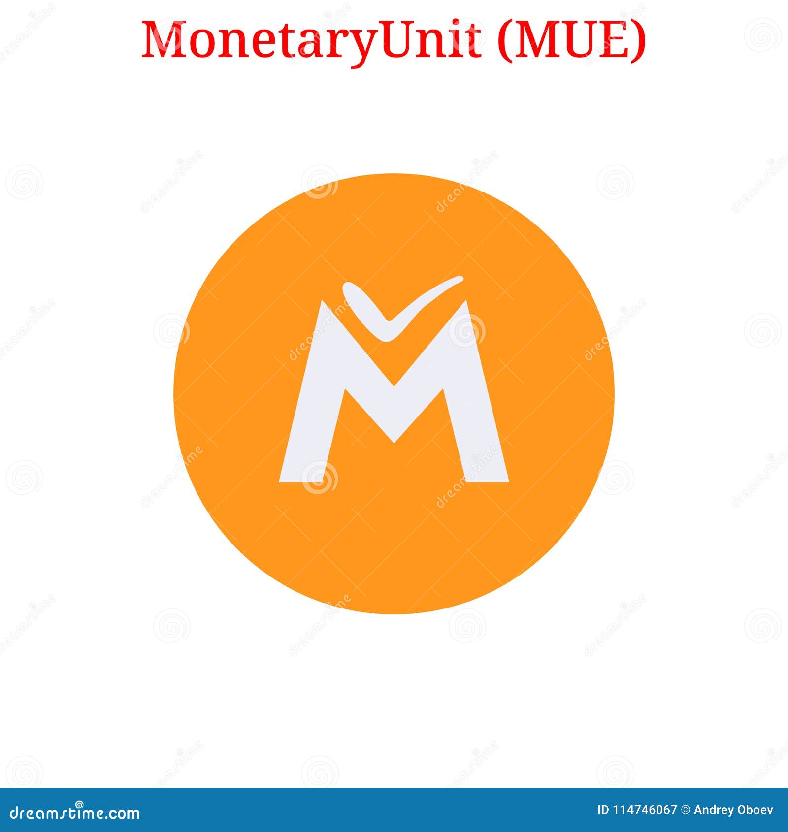 Vector MonetaryUnit MUE Logo Stock Vector - Illustration of symbol ...