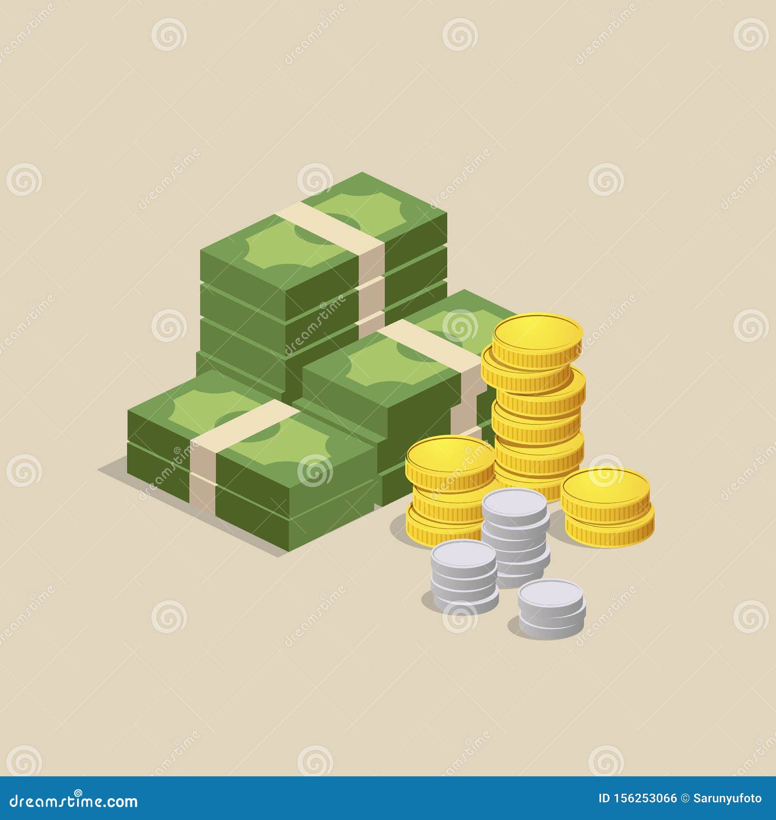 Vector Money Design Background Stock Vector - Illustration of wealth ...