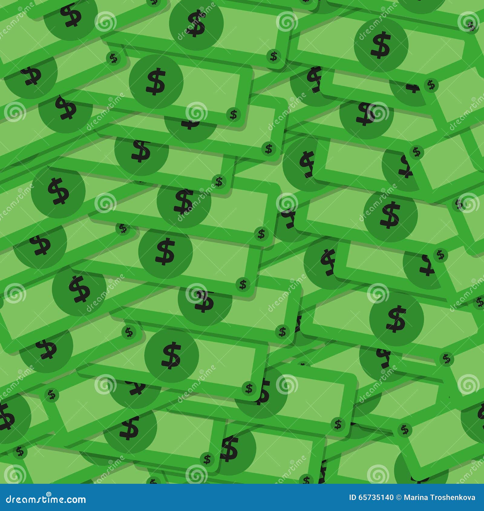Vector money pattern stock vector. Illustration of abstract - 65735140