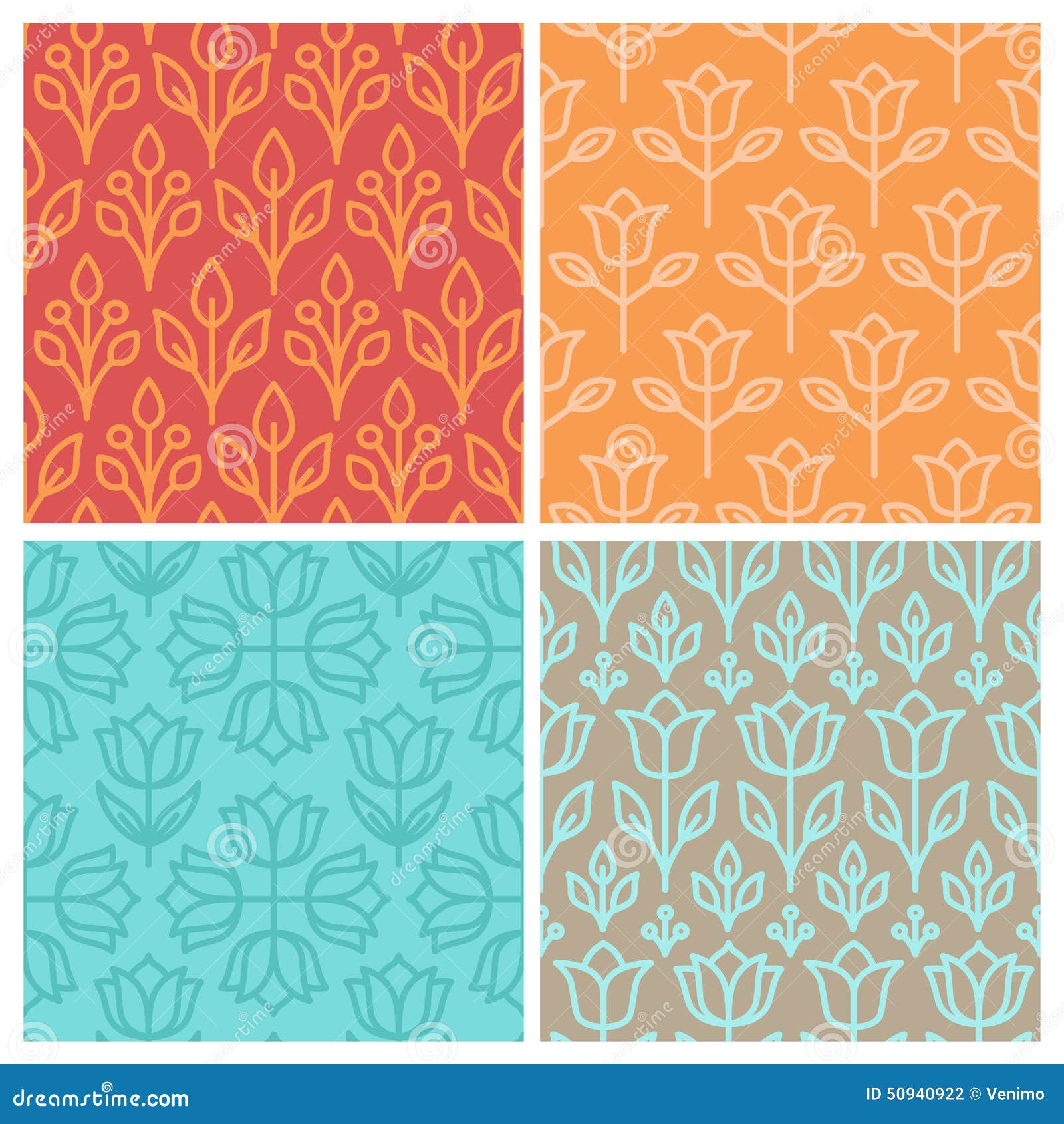 Vector Mono Line Graphic Design Templates Stock Vector - Illustration ...