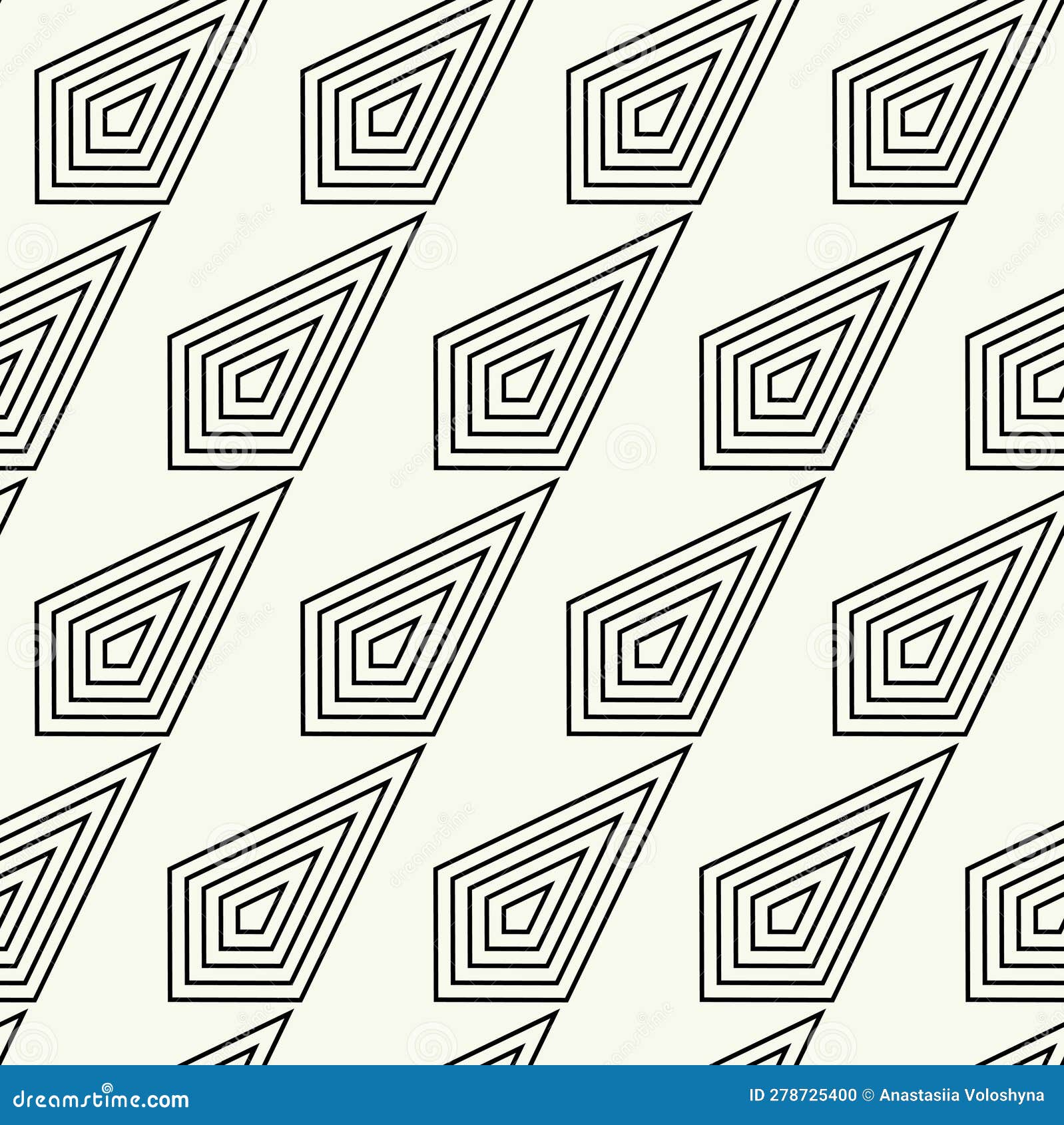 Vector geometric pattern stock vector. Illustration of repeat - 278725400