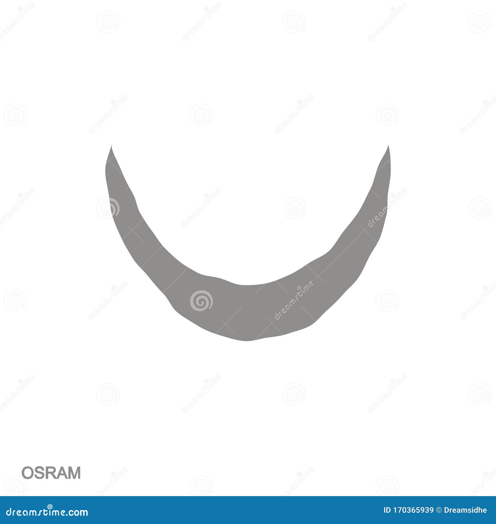 Monochrome Icon with Adinkra Symbol Osram Stock Vector - Illustration ...